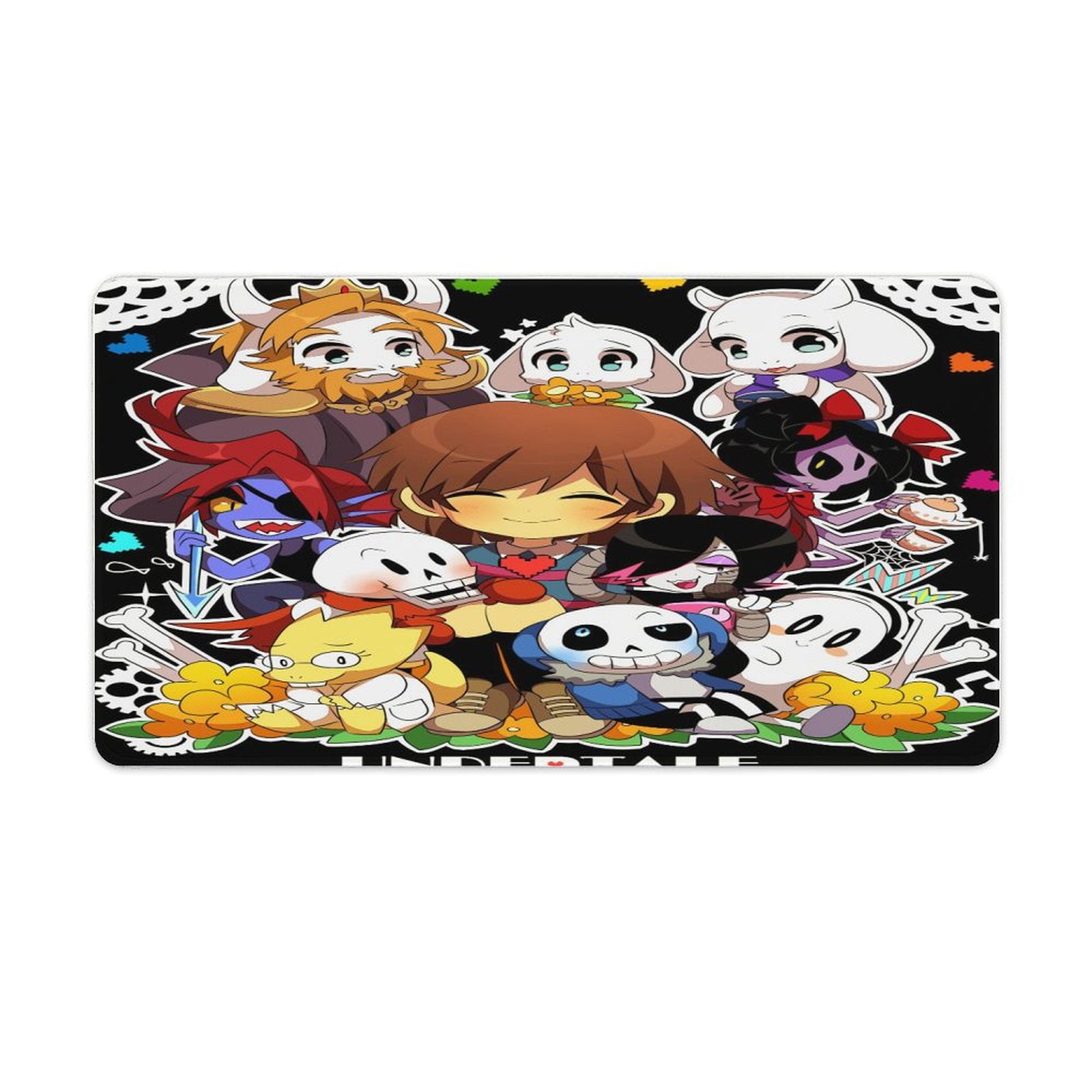 Undertale Sans Computer Mouse Mat with Anti-Slip Rubber Base Anti-Fray ...