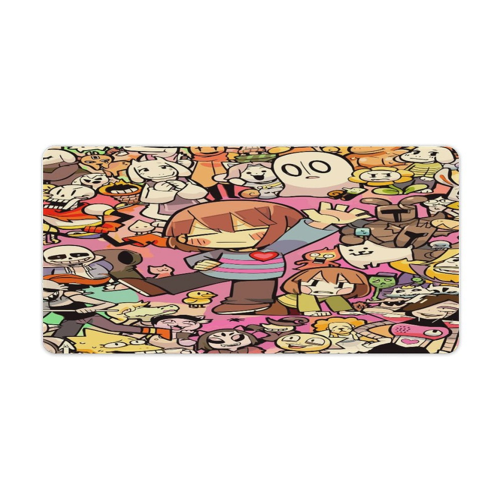 Undertale Sans Computer Mouse Mat with Anti-Slip Rubber Base Anti-Fray ...