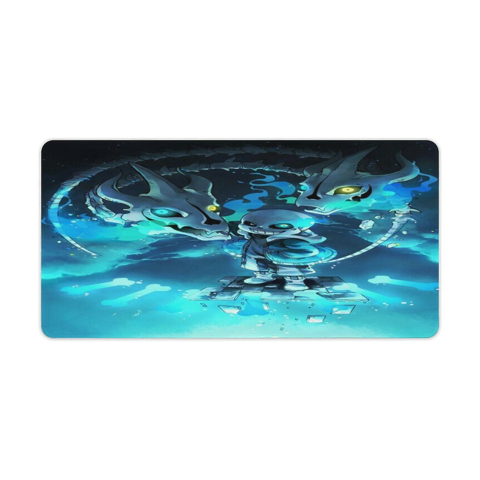 Undertale Sans Computer Mouse Mat with Anti-Slip Rubber Base Anti-Fray ...