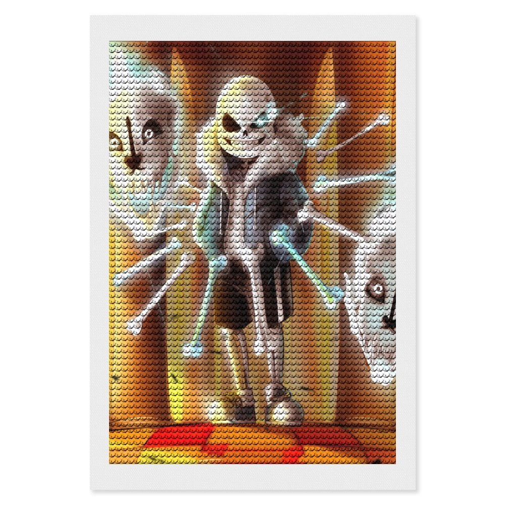 Undertale Sans Diamond Art Kits for Adults Kids,DIY 5D Round Full Drill ...