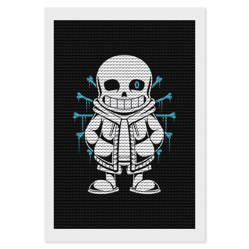 Undertale Sans Diamond Art Kits for Adults Kids,DIY 5D Round Full Drill ...