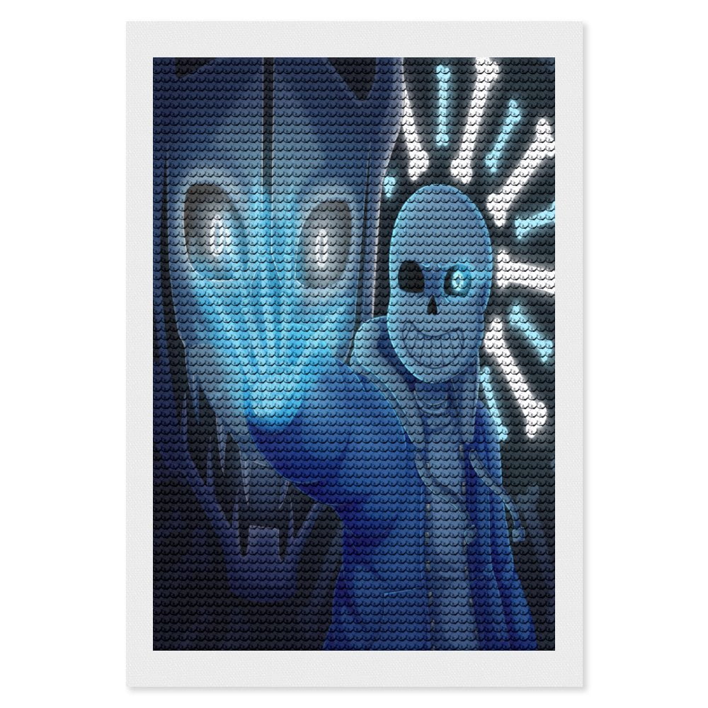 Undertale Sans Diamond Art Kits for Adults Kids,DIY 5D Round Full Drill ...