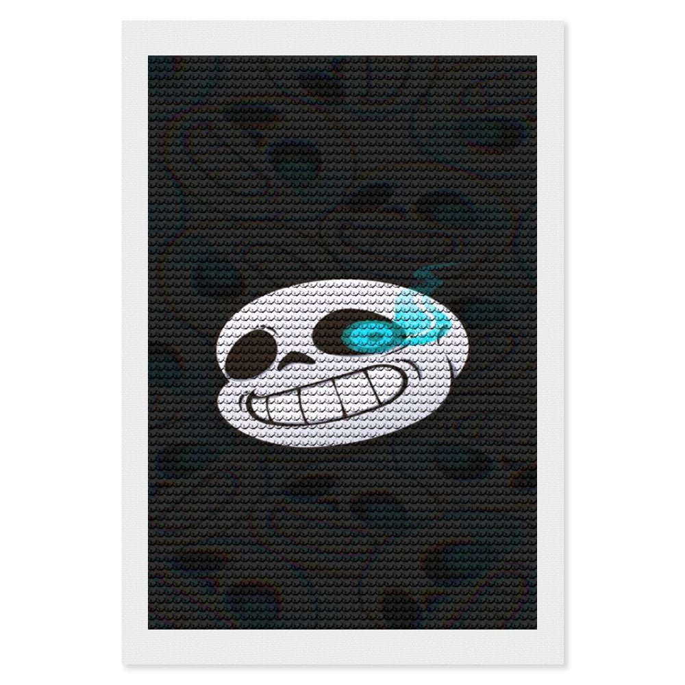 Undertale Sans Diamond Art Kits for Adults Kids,DIY 5D Round Full Drill ...