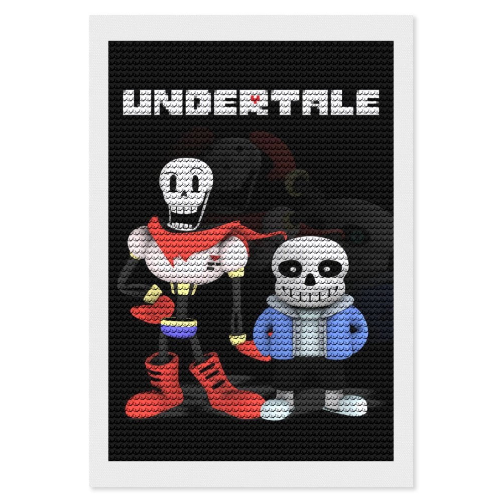 Undertale Sans Diamond Art Kits for Adults Kids,DIY 5D Round Full Drill ...