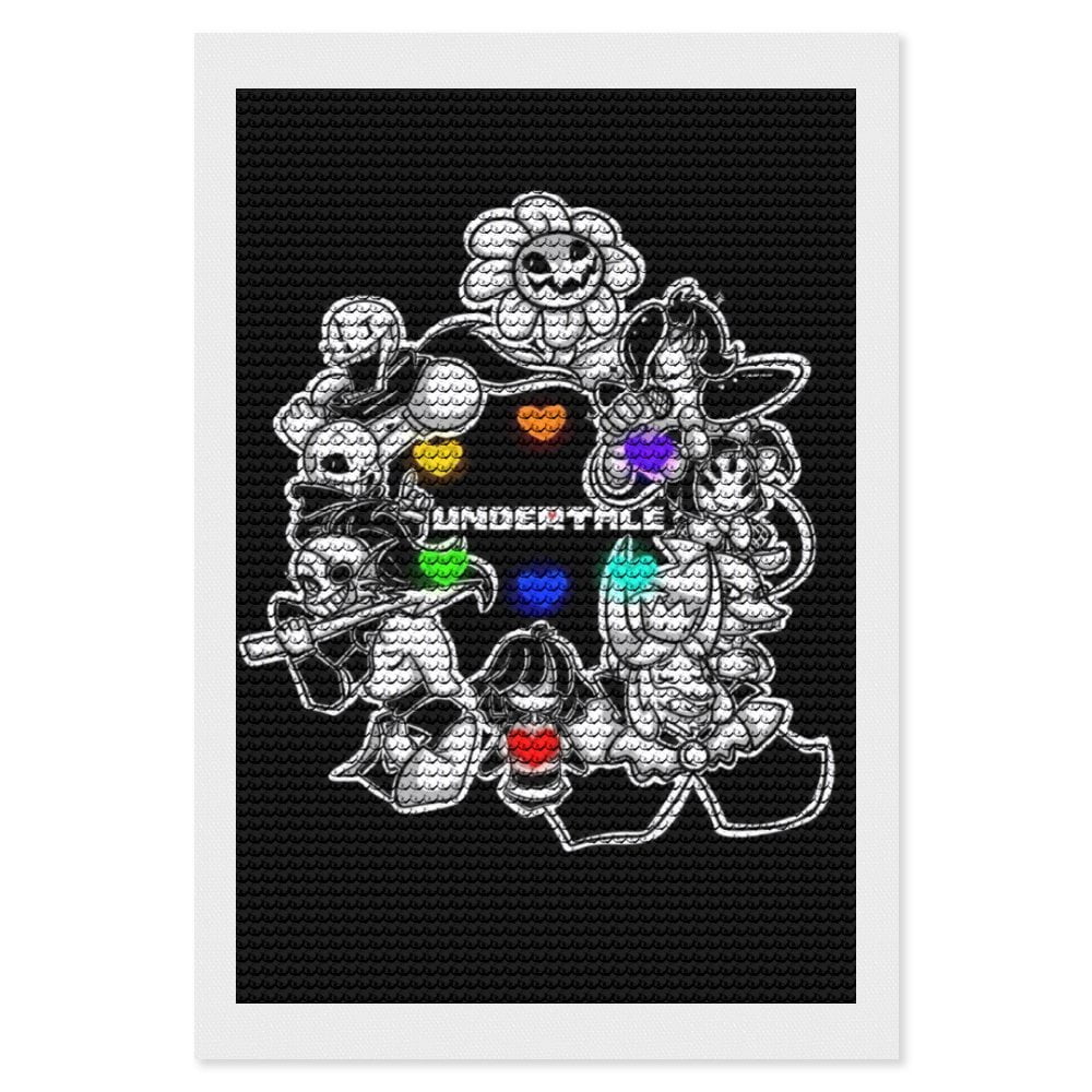 Undertale Sans Diamond Art Kits for Adults Kids,DIY 5D Round Full Drill ...