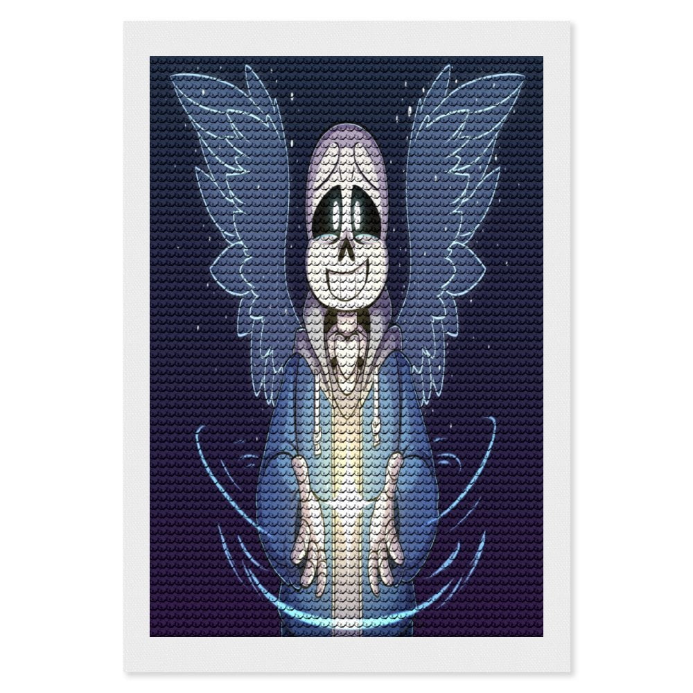 Undertale Sans Diamond Art Kits for Adults Kids,DIY 5D Round Full Drill ...