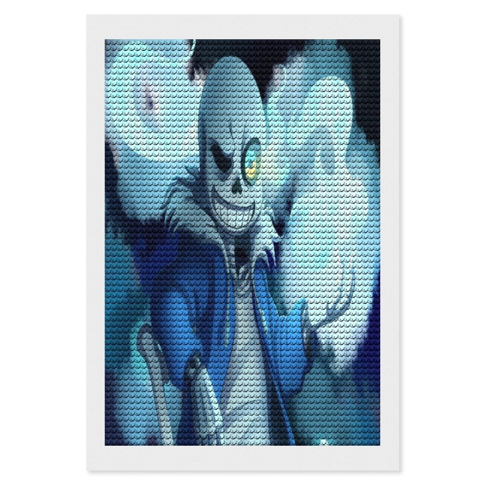 Undertale Sans Diamond Art Kits for Adults Kids,DIY 5D Round Full Drill ...