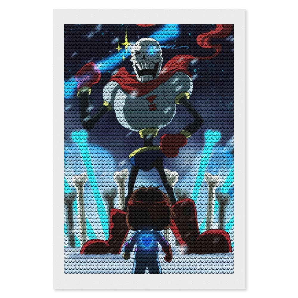 Undertale Sans Diamond Art Kits for Adults Kids,DIY 5D Round Full Drill ...