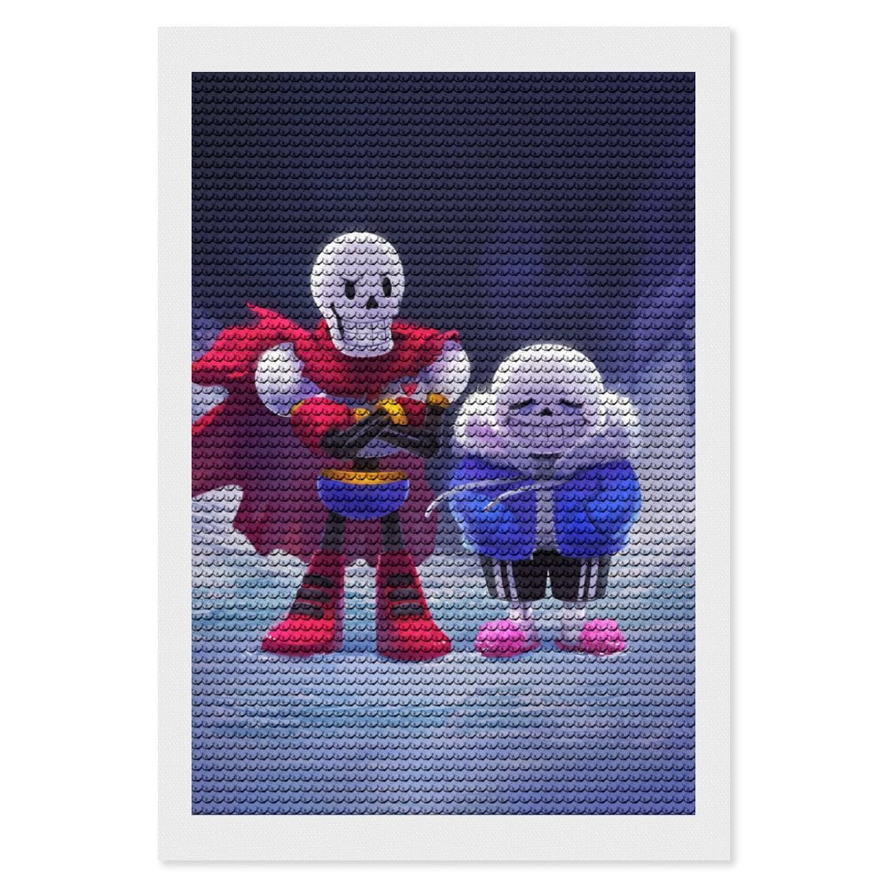 Undertale Sans Diamond Art Kits for Adults Kids,DIY 5D Round Full Drill ...