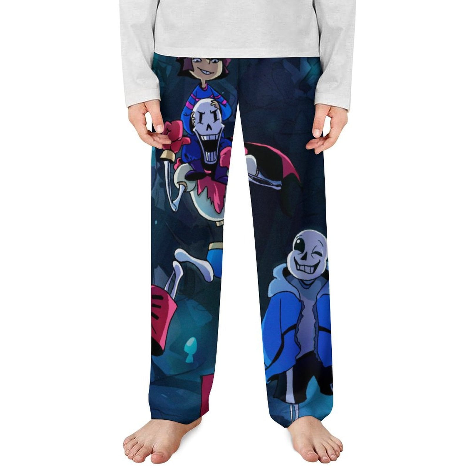 Undertale Sans Frisk Children's Pajamas Cozy Lounge Straight Leg ...