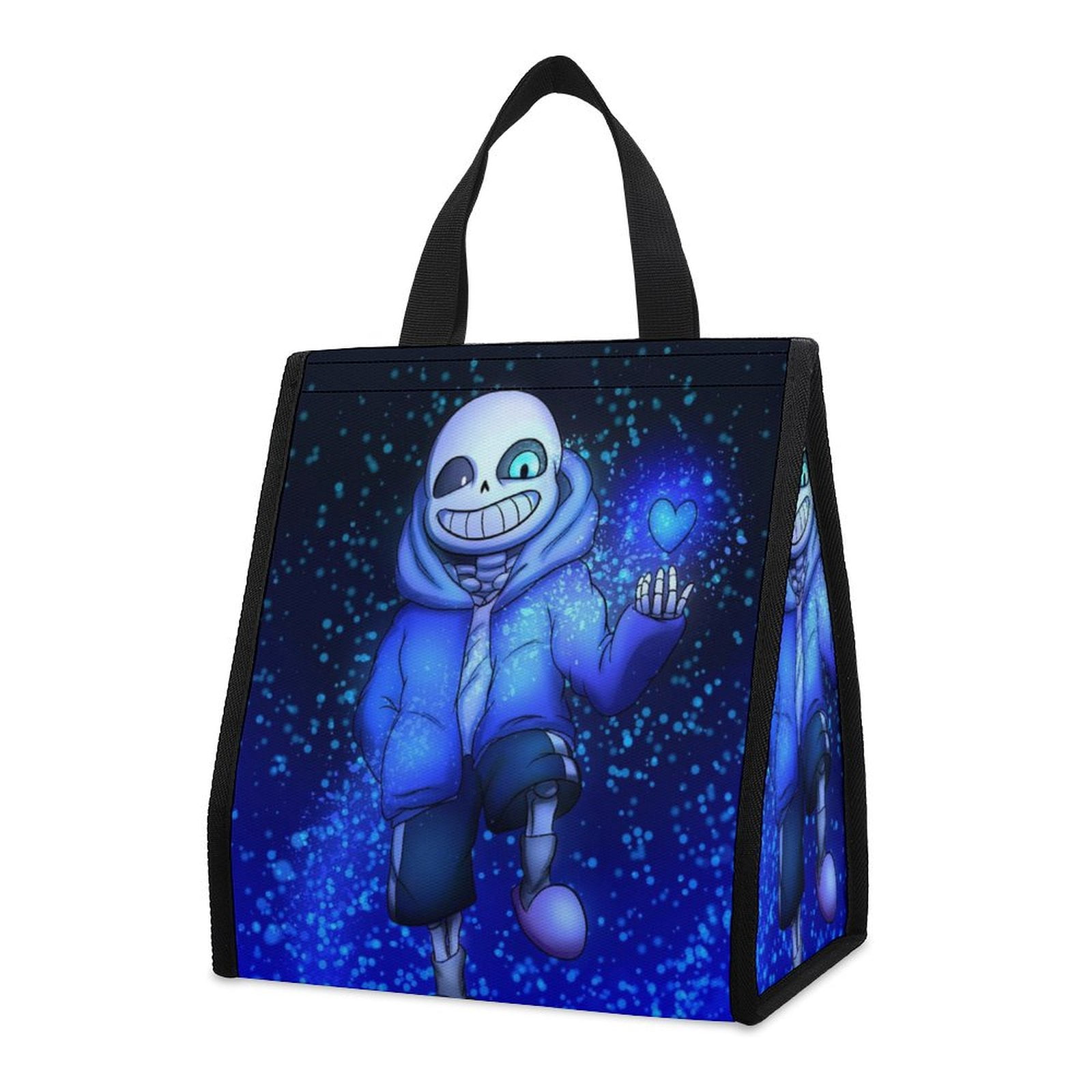 Undertale Sans Galaxy Portable Lunch Bag Folding Insulated Lunchbag ...