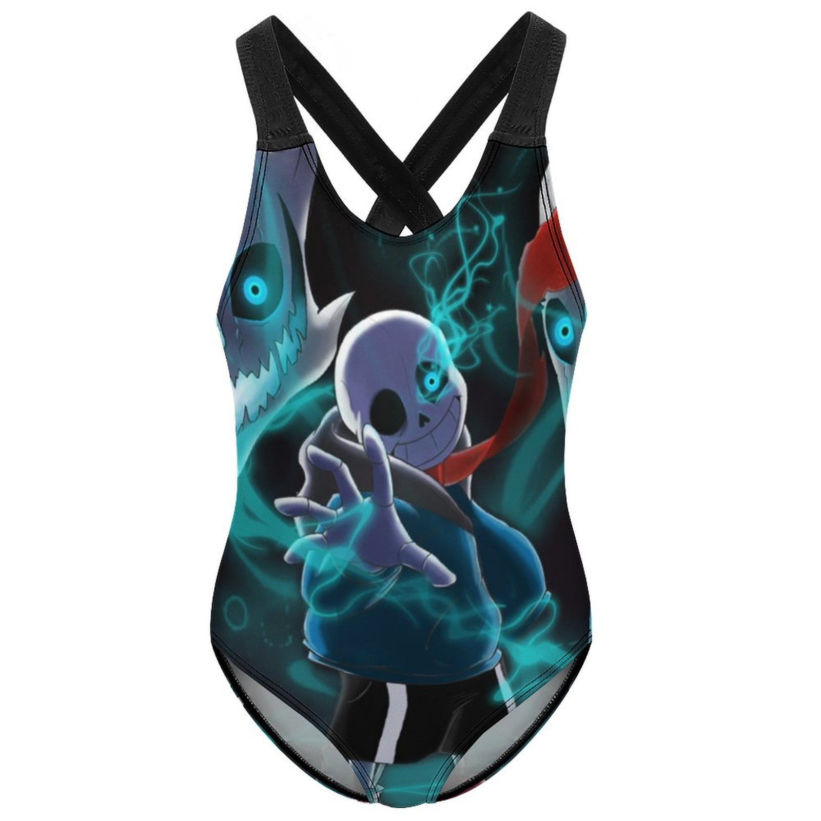 Undertale Sans Girls One-piece Swimsuit Beach Pool Kids Swimwear ...