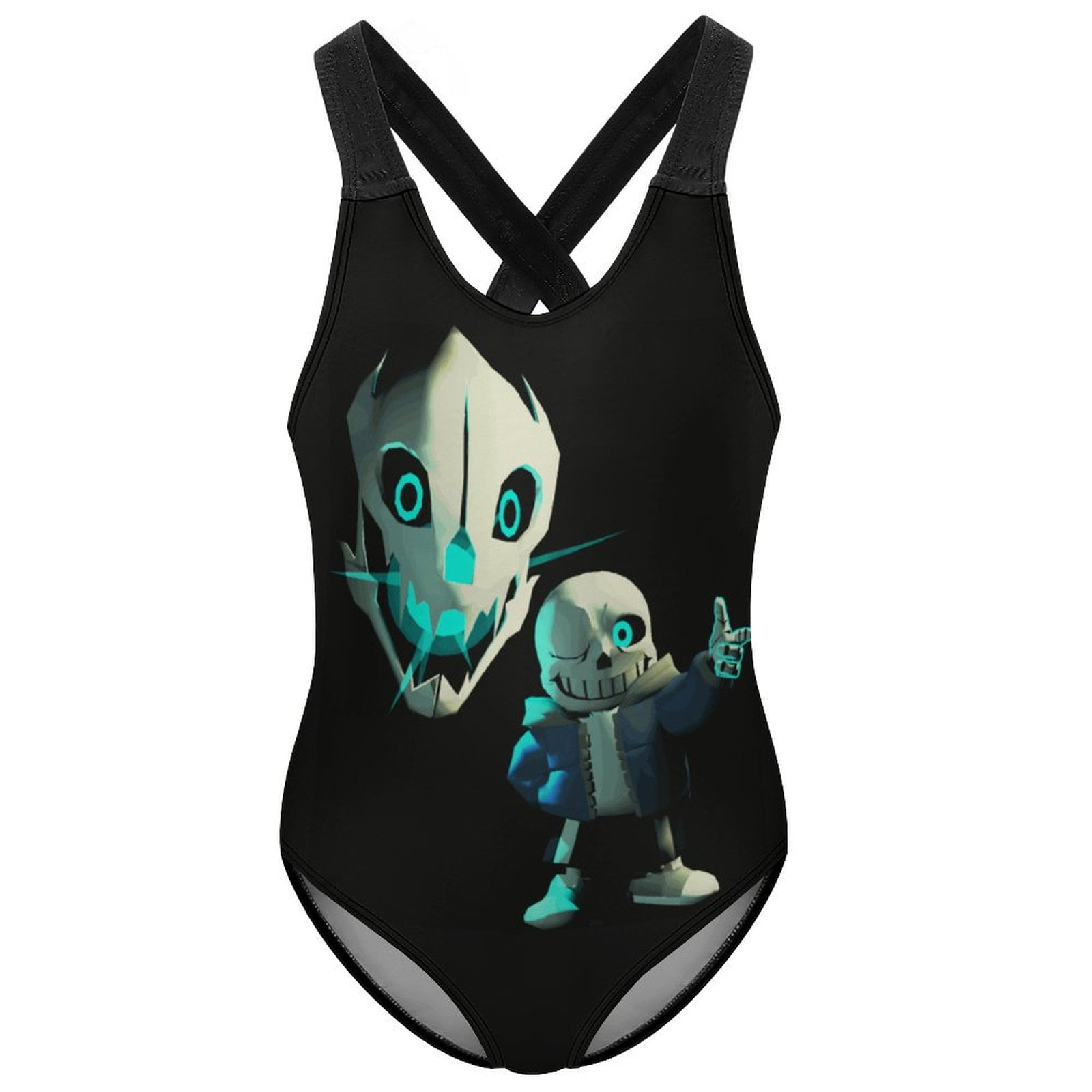 Undertale Sans Girls One-piece Swimsuit Beach Pool Kids Swimwear ...