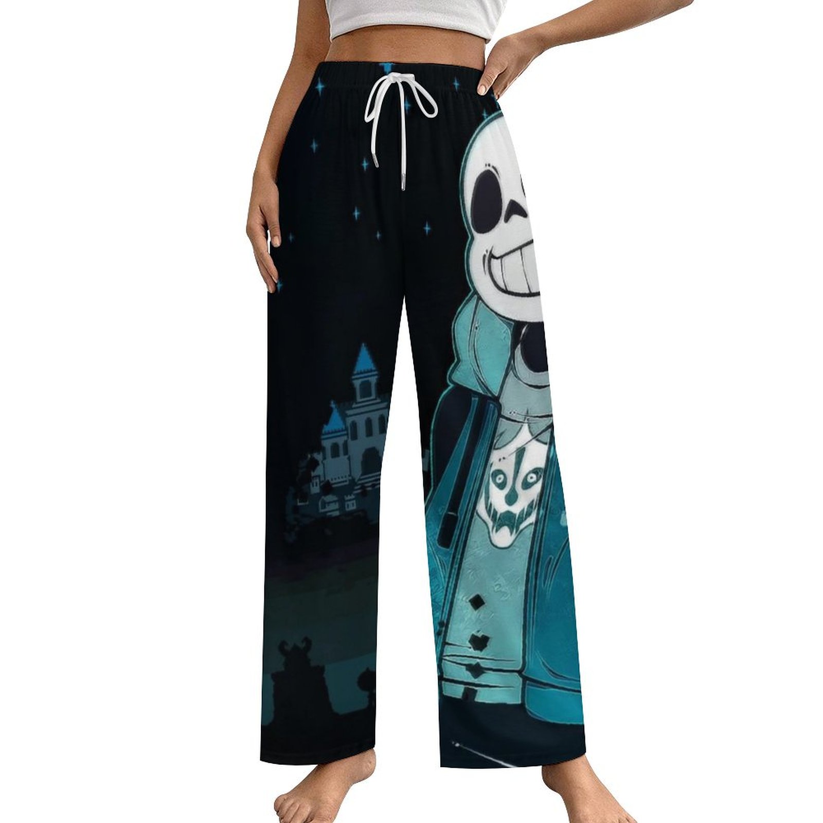 Undertale Sans Home Pajama Pants For Womens Comfortable Soft Lounge ...