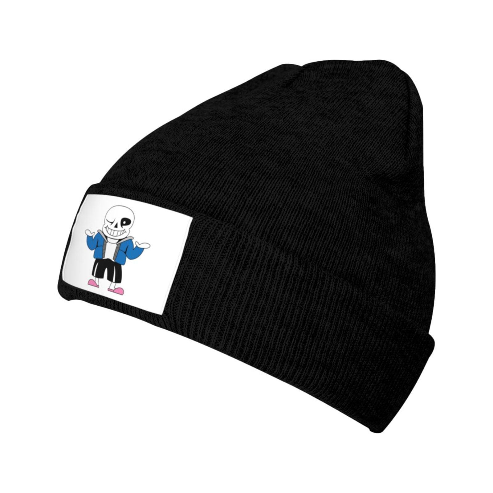 Undertale Sans Knit Beanie Hat Winter Soft Watch Cap Elastic Skull Caps ...