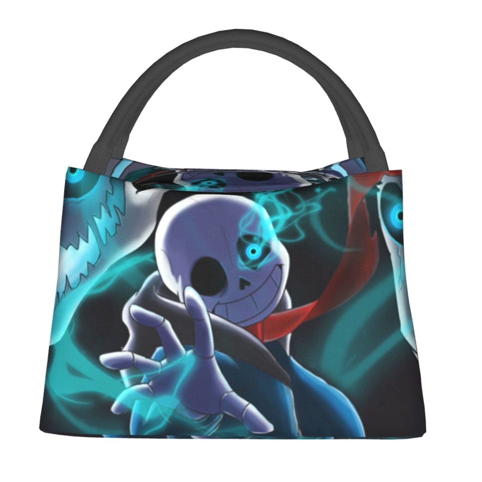 Undertale Sans Lunch Bag Portable Reusable Tote Bag Lunch Box Insulated ...