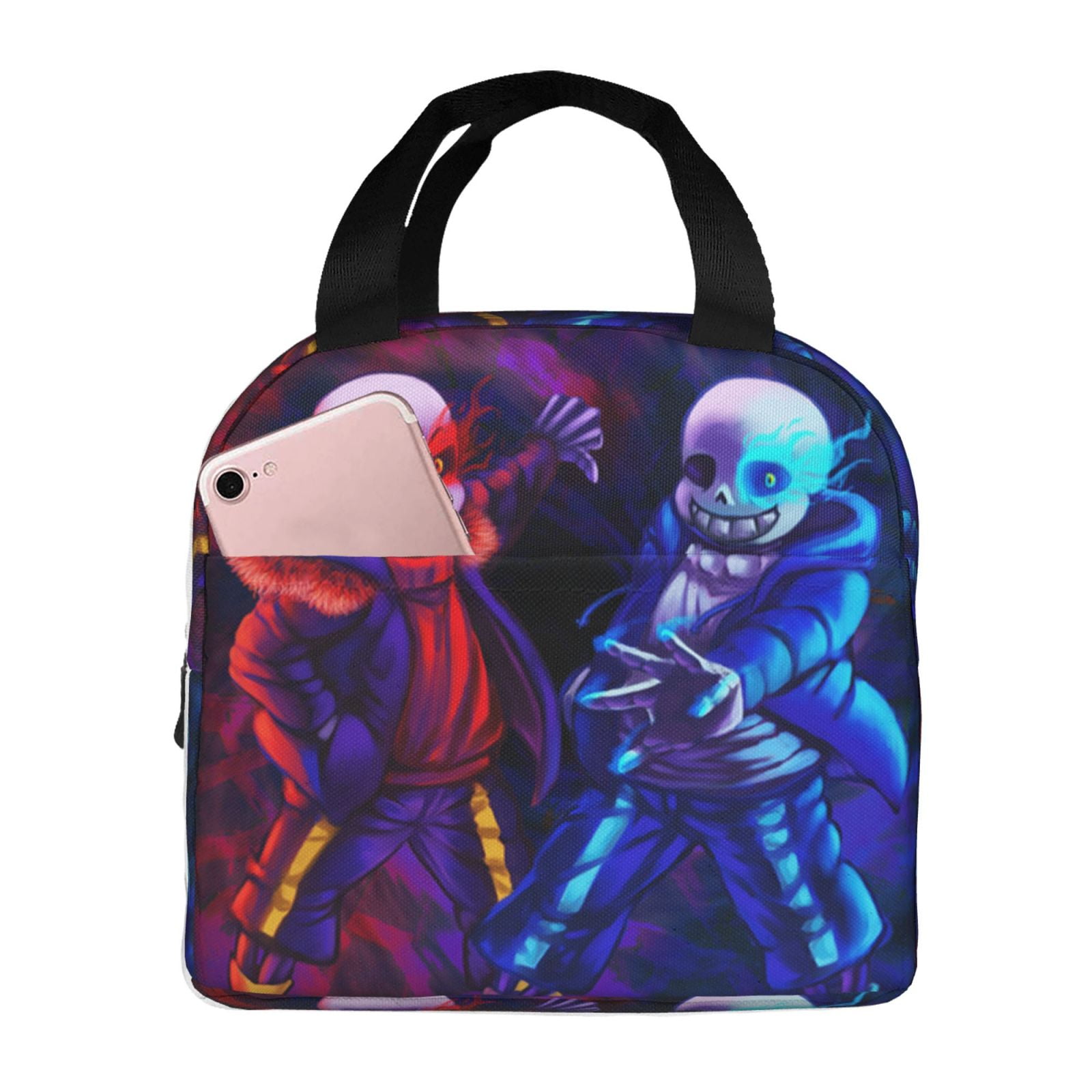 Undertale Sans Lunch Bags Lunchbox Portable Tote Bag Insulated Bento ...