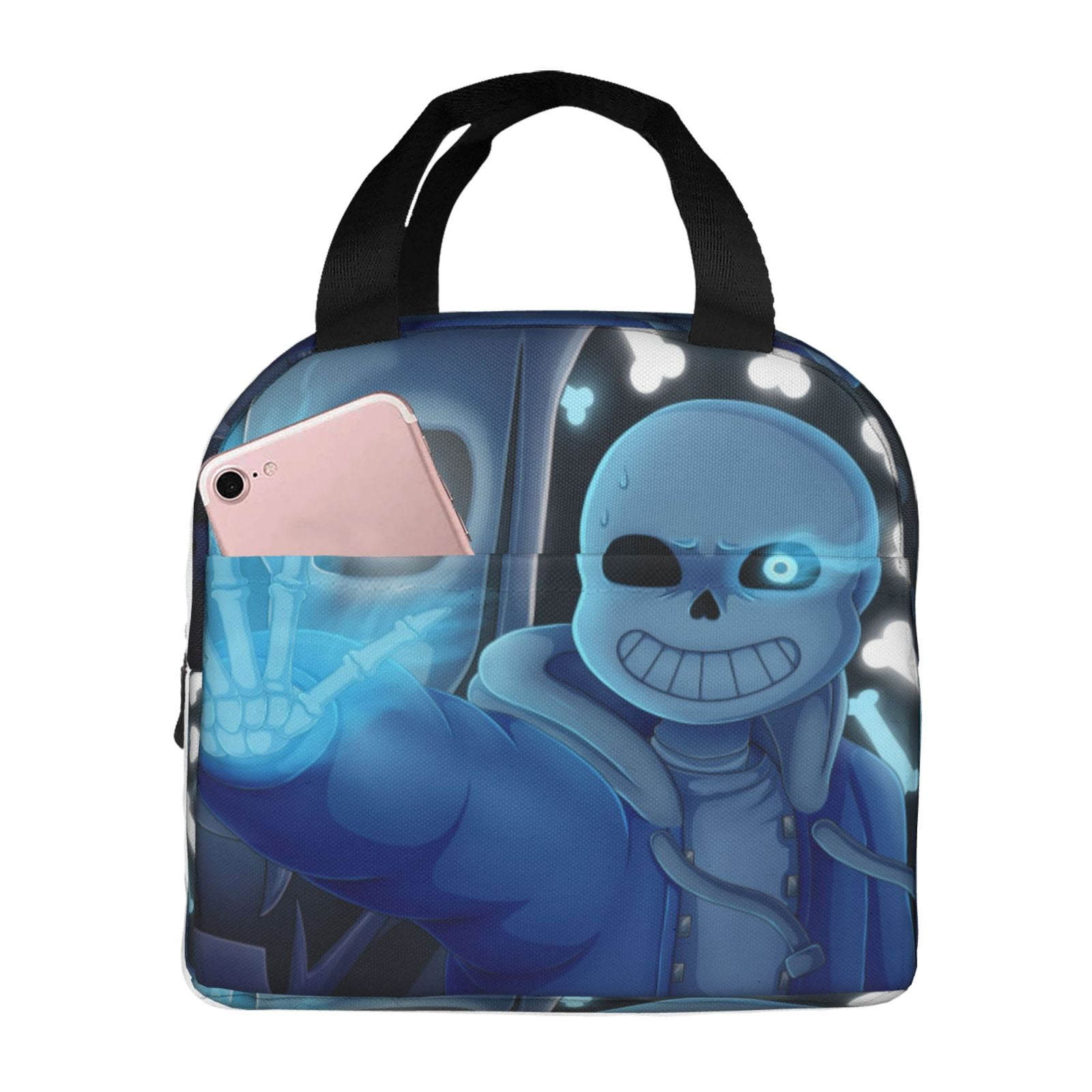 Undertale Sans Lunch Bags Lunchbox Portable Tote Bag Insulated Bento ...