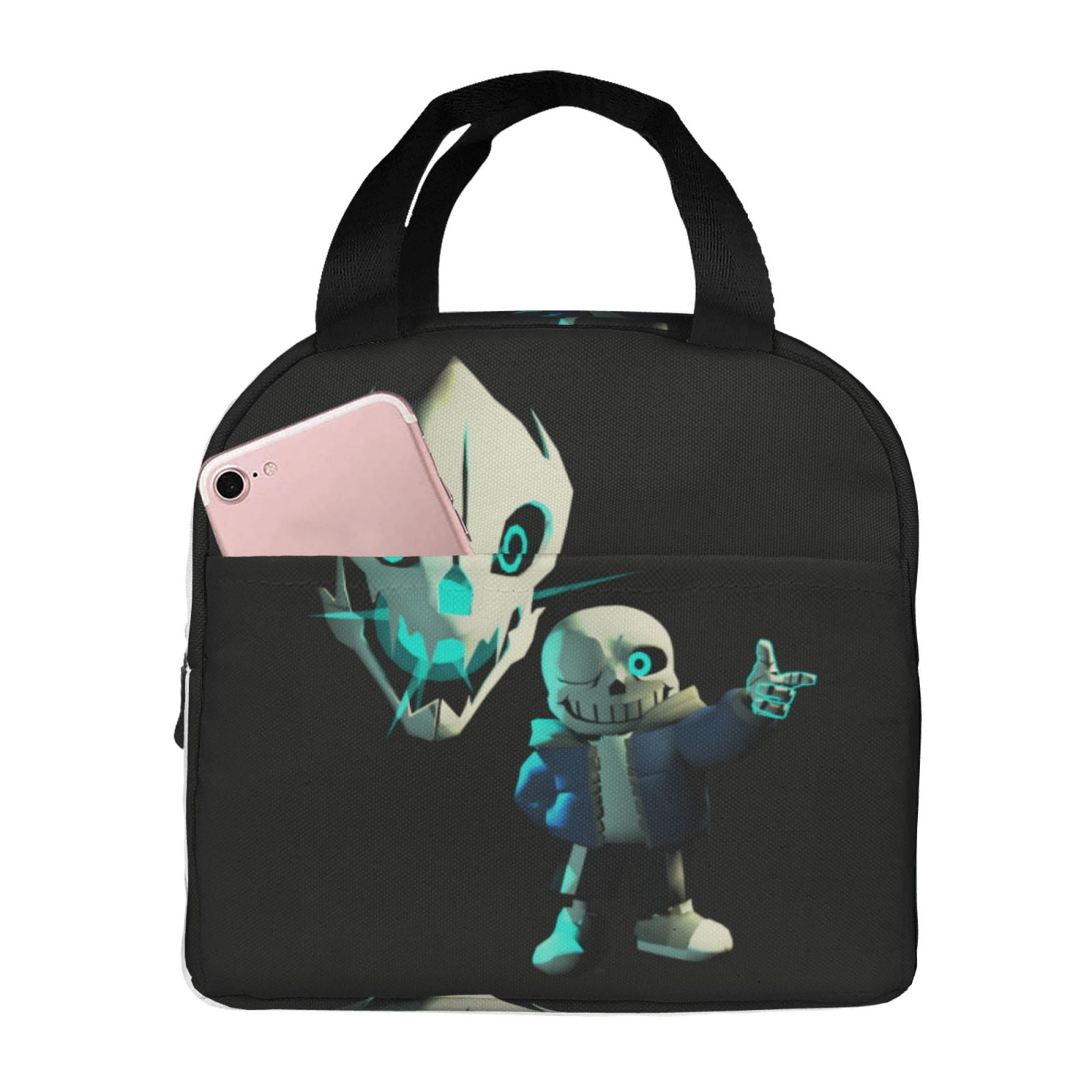 Undertale Sans Lunch Bags Lunchbox Portable Tote Bag Insulated Bento ...