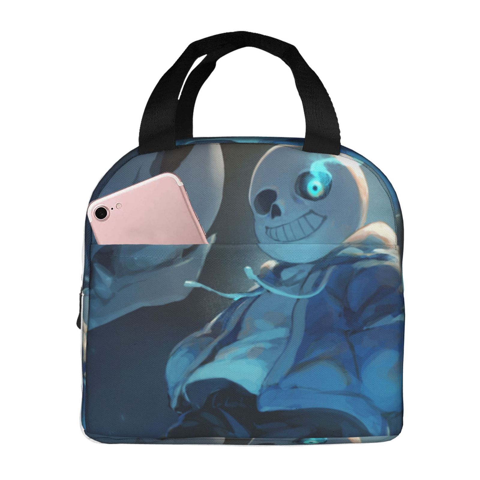Undertale Sans Lunch Bags Lunchbox Portable Tote Bag Insulated Bento ...