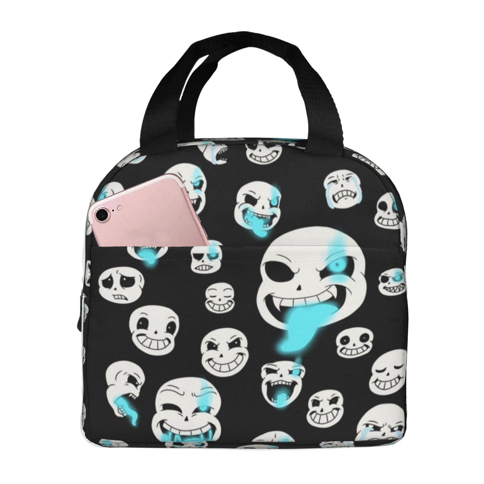 Undertale Sans Lunch Bags Lunchbox Portable Tote Bag Insulated Bento ...