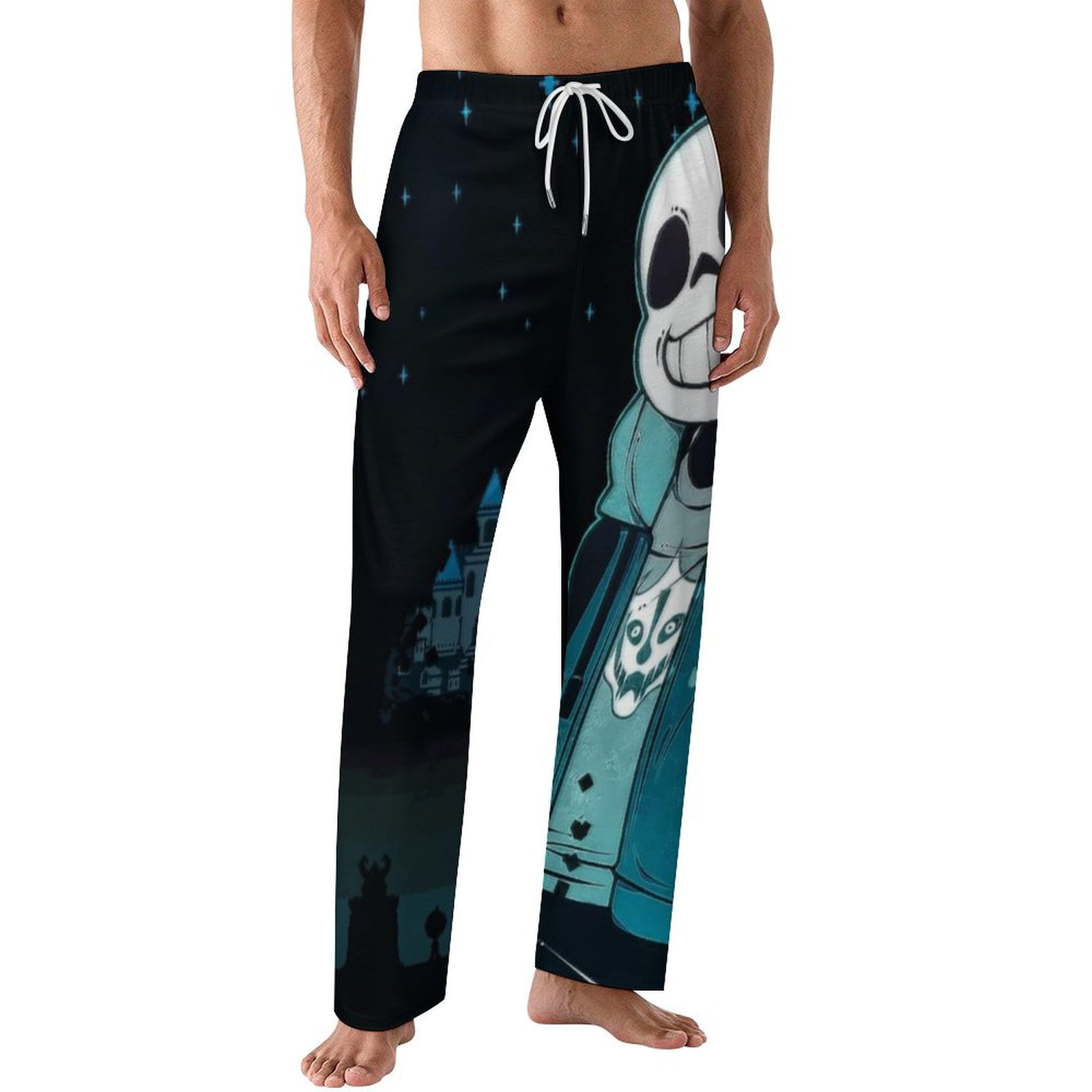 Undertale Sans Mens Pajama Pants Cozy Soft Lounge Sleep Pajamas Pants ...