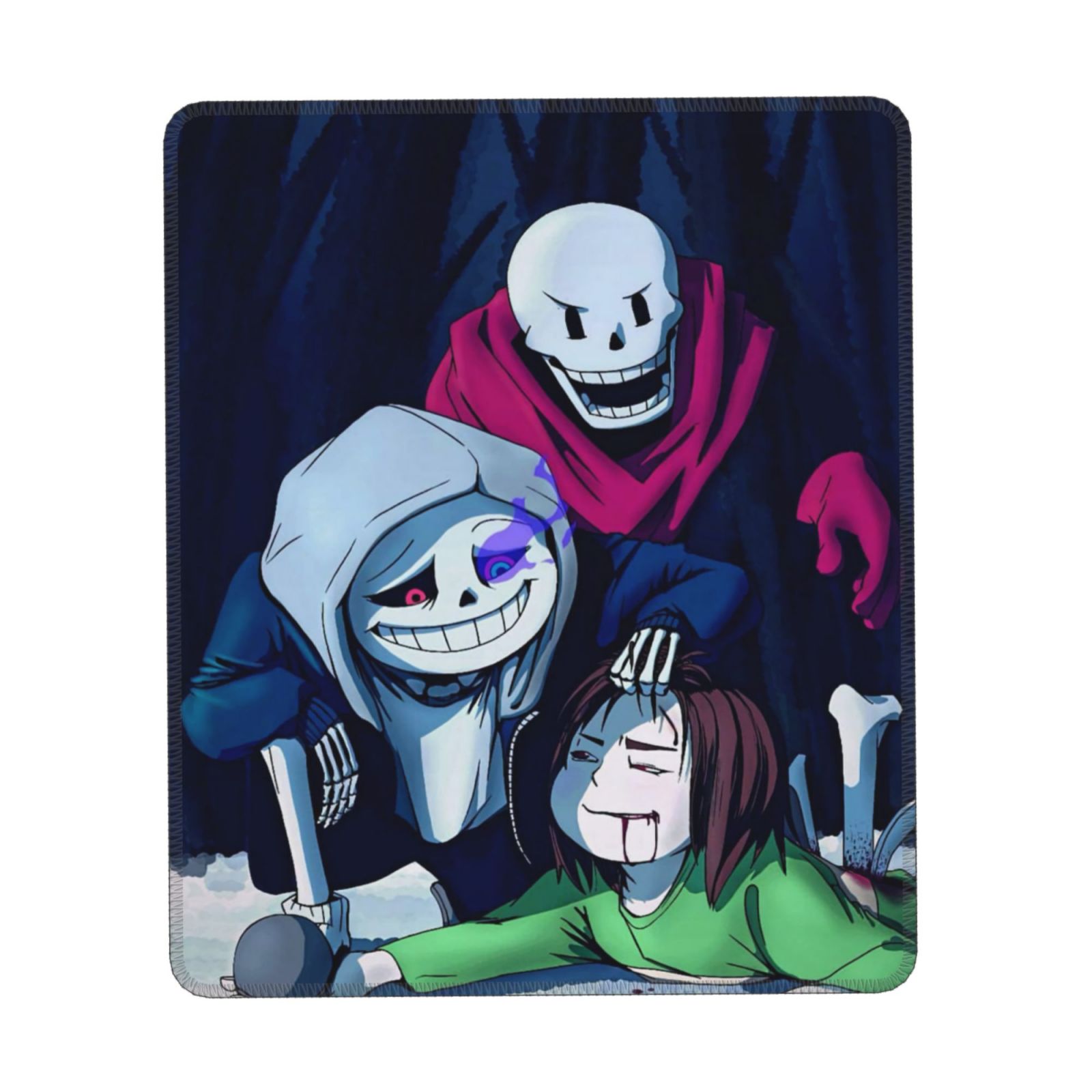 Undertale Sans Mouse Pad Personalized Gaming Mouse Mat With Stitched ...