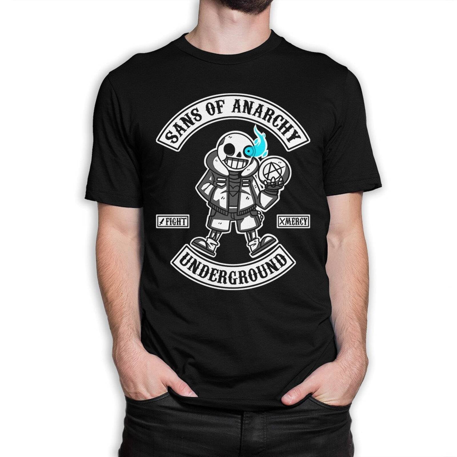 Undertale Sans Of Anarchy T-Shirt, Men's Women's Sizes - Walmart.com