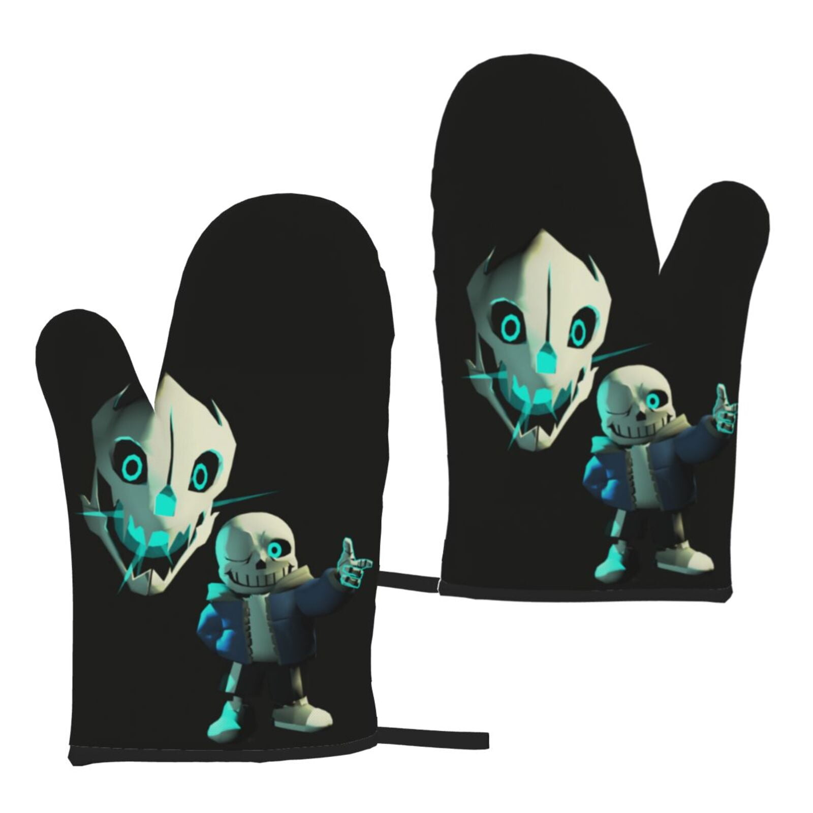 Undertale Sans Oven Mitts Scald-Proof Gloves Heat Resistant Oven Gloves ...