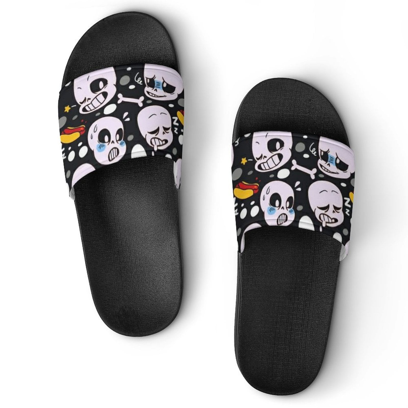 Undertale Sans PVC Home Slippers Comfort Slide Sandals Indoor & Outdoor ...