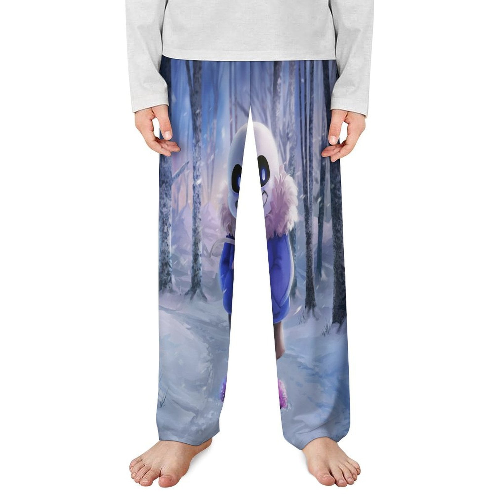 Undertale Sans Pajamas Bottom Cartoon PJS Pants Sleepwear for Boys ...