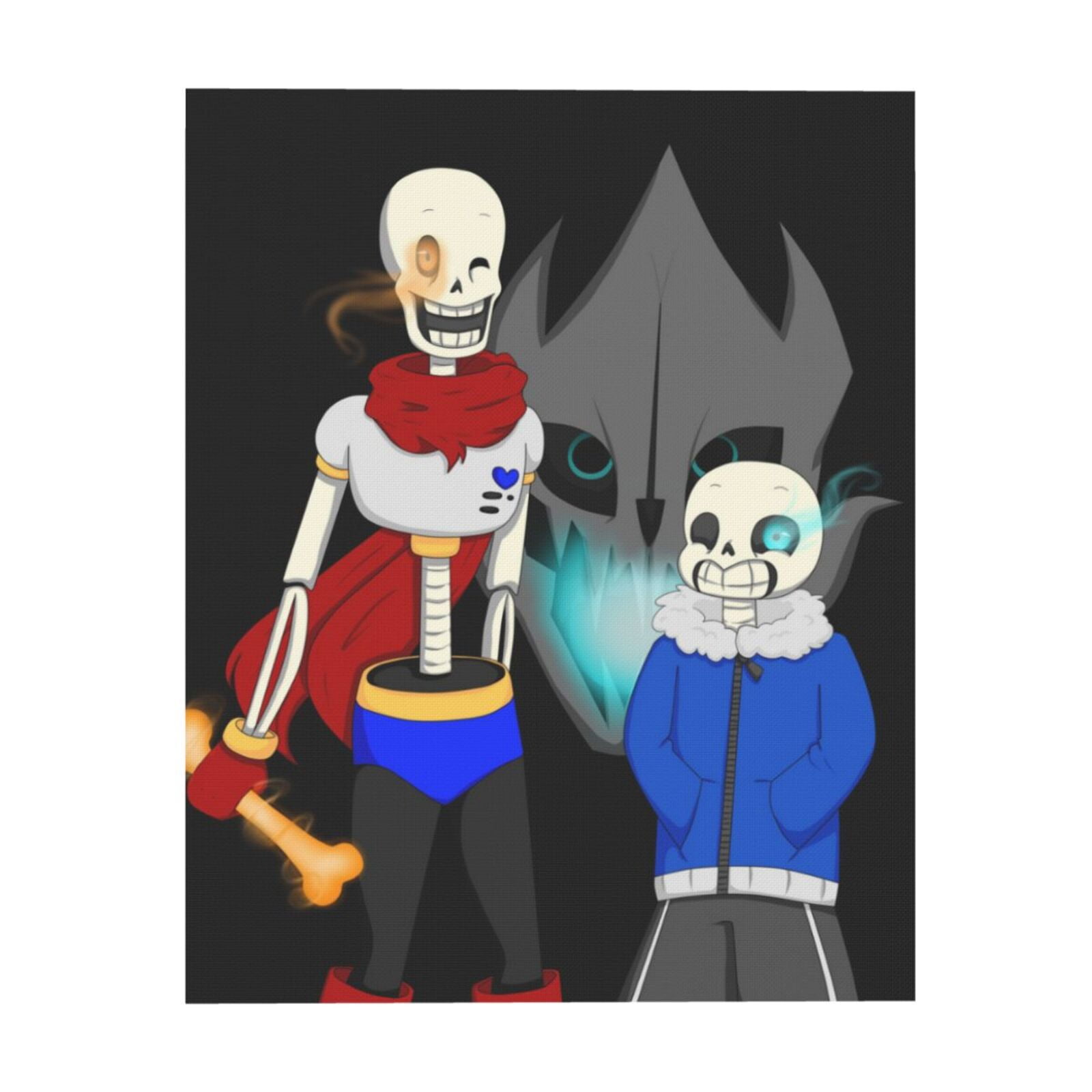 Undertale Sans Papyrus Canvas Decorative Poster Gift Art Picture Painting Bedroom Painting ...