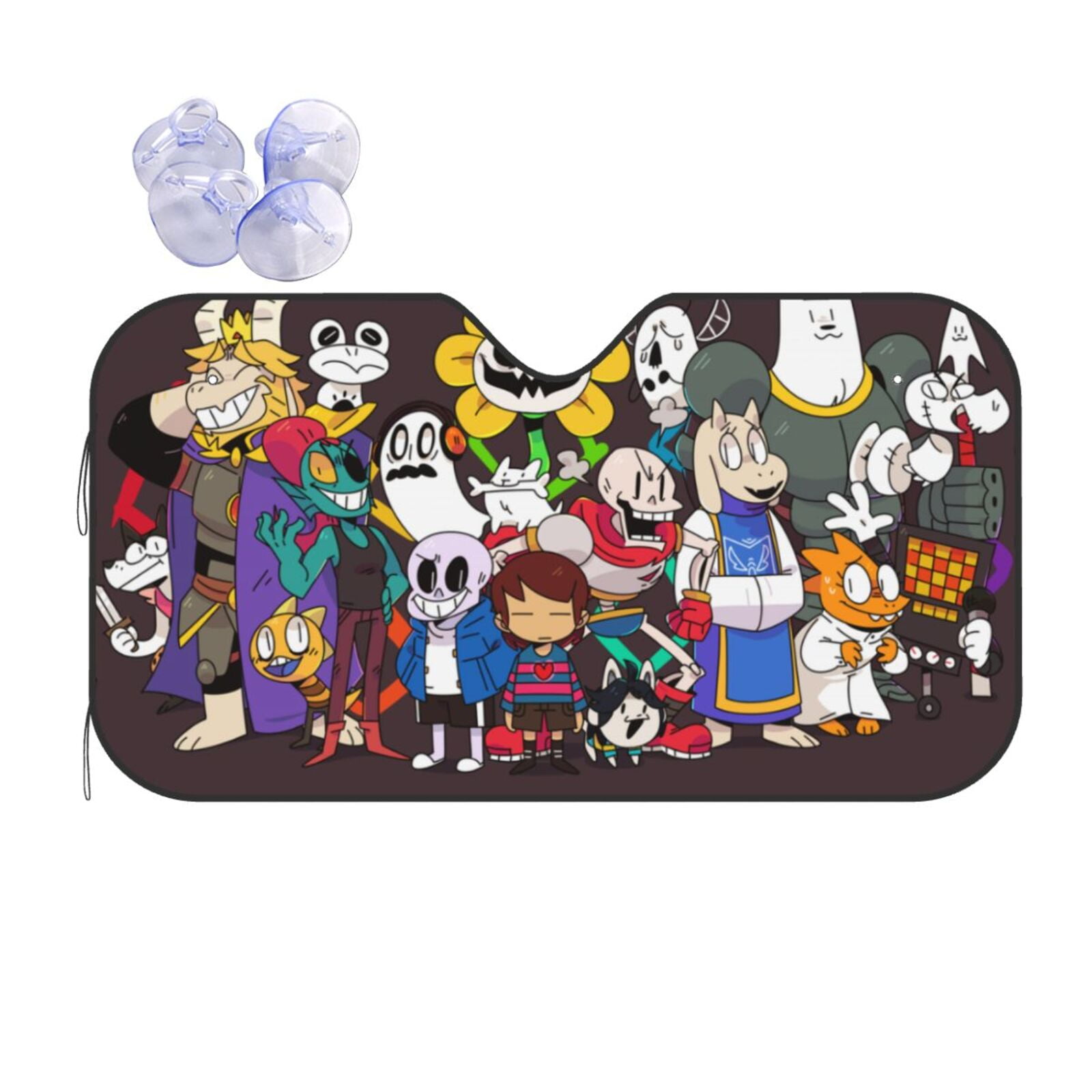 Undertale Sans Papyrus Frisk Car Windshield Sun Shade Accessories ...