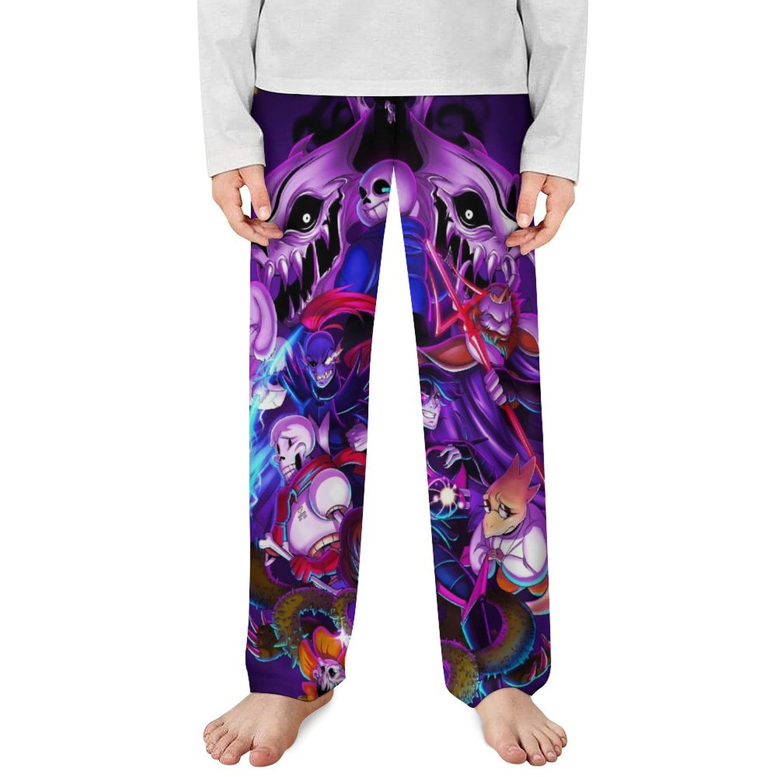 Undertale Sans Papyrus Frisk Children's Pajamas Cozy Lounge Straight ...
