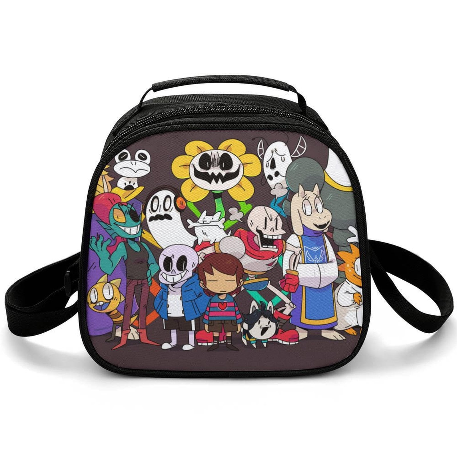Undertale Sans Papyrus Frisk Insulated Lunch Bag Portable Lunch Box ...