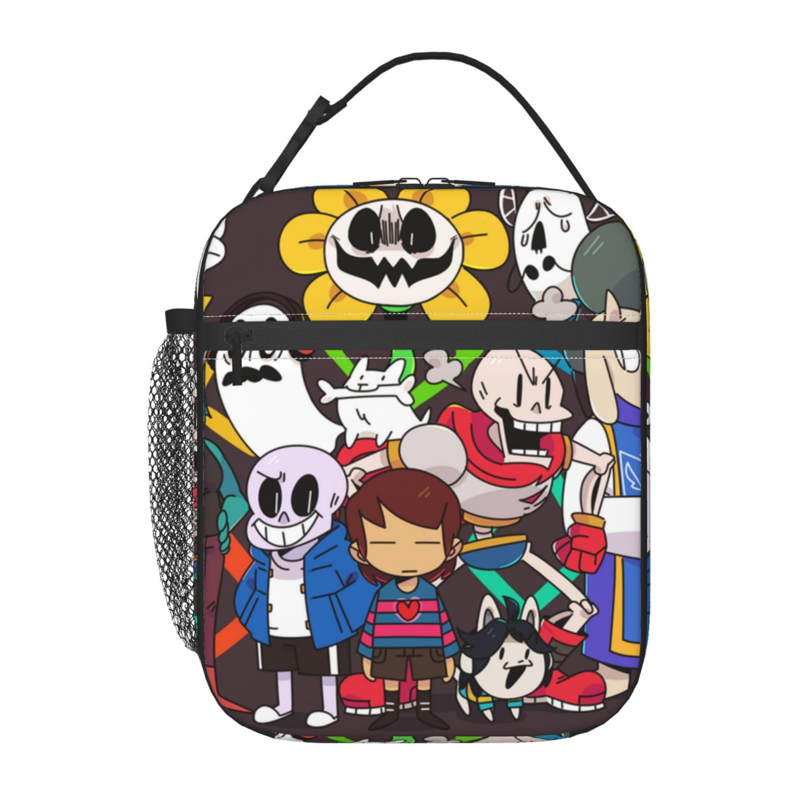 Undertale Sans Papyrus Frisk Insulated Lunch Bag Portable Tote Bento ...