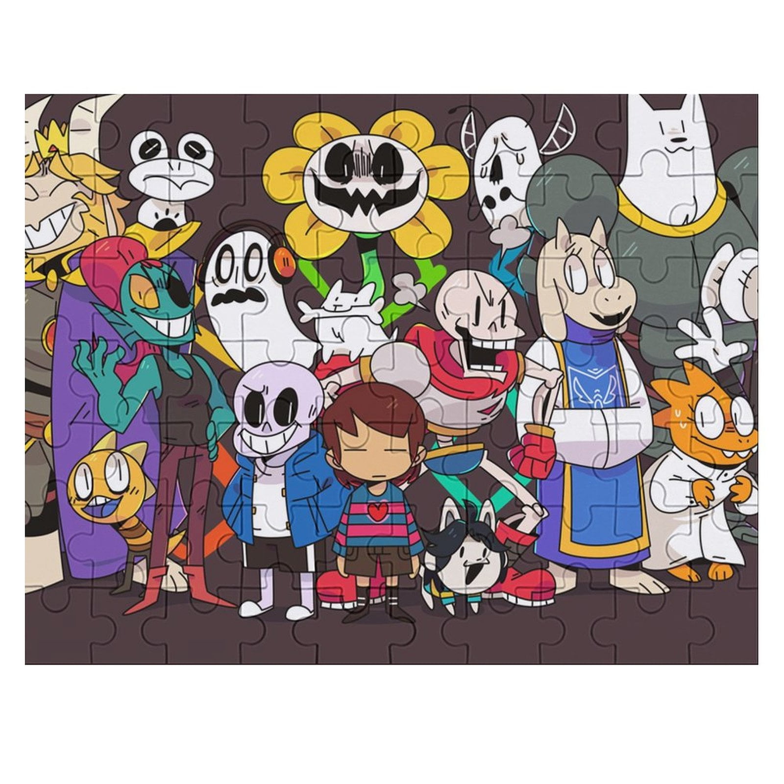 Undertale Sans Papyrus Frisk Jigsaw Puzzles Interlocking Puzzles Home ...