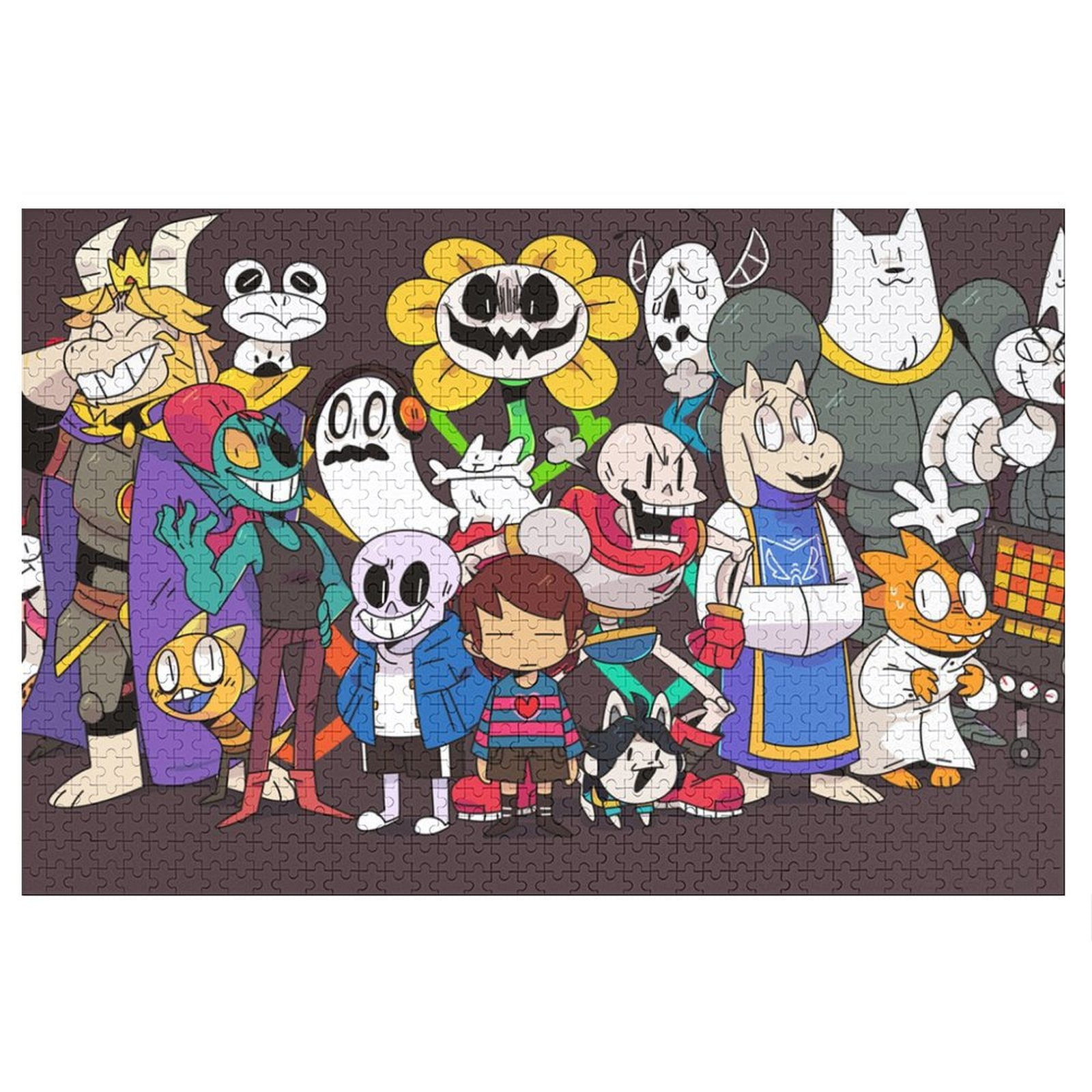 Undertale Sans Papyrus Frisk Jigsaw Puzzles Interlocking Puzzles Home ...