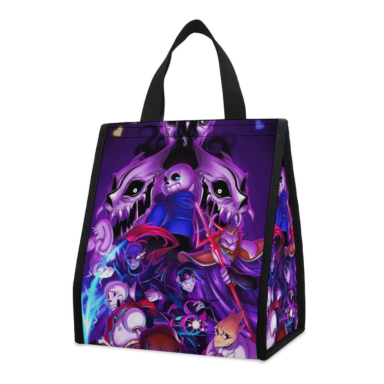 Undertale Sans Papyrus Frisk Portable Lunch Bag Folding Insulated ...