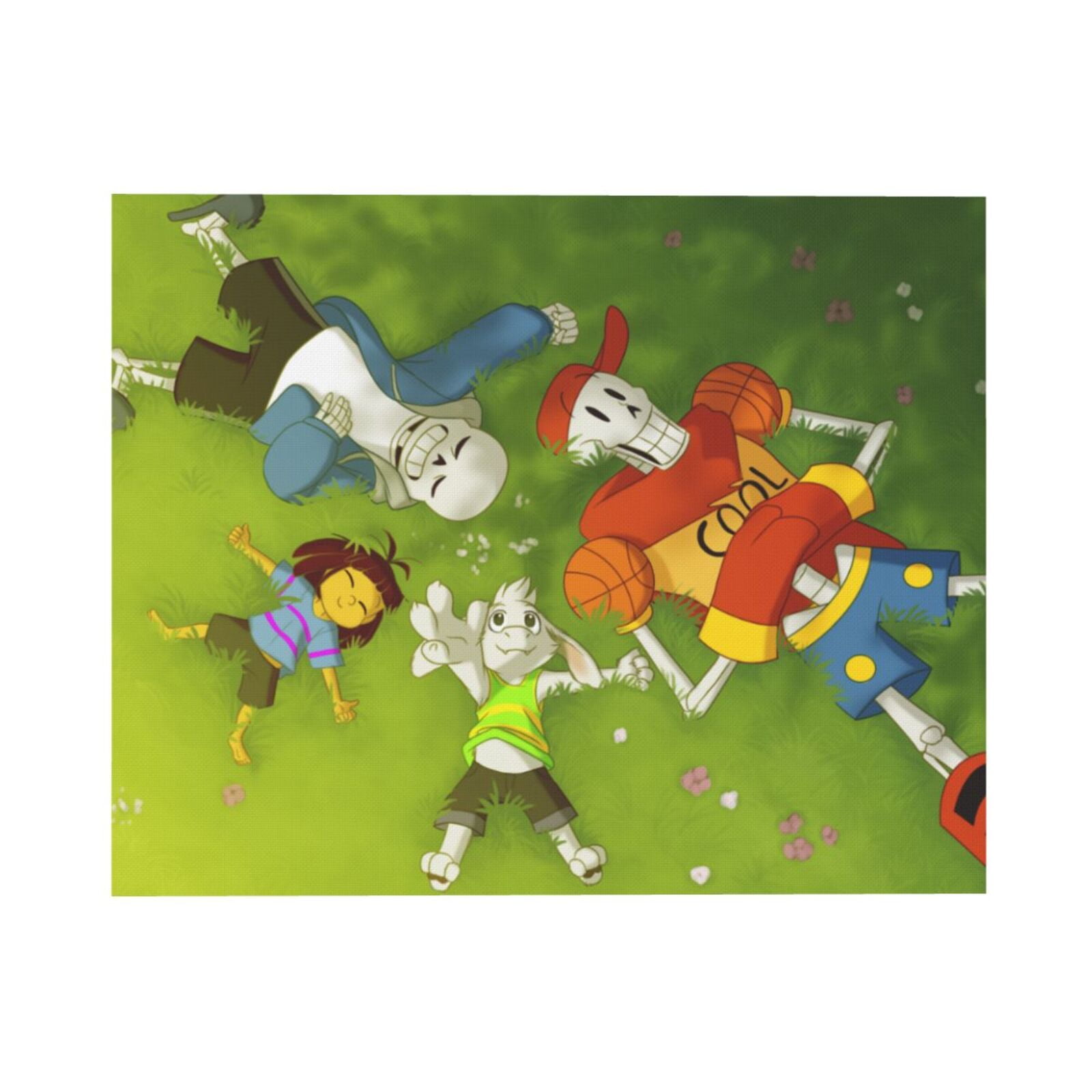 Undertale Sans Papyrus Frisk Undyne Canvas Decorative Poster Gift Art ...