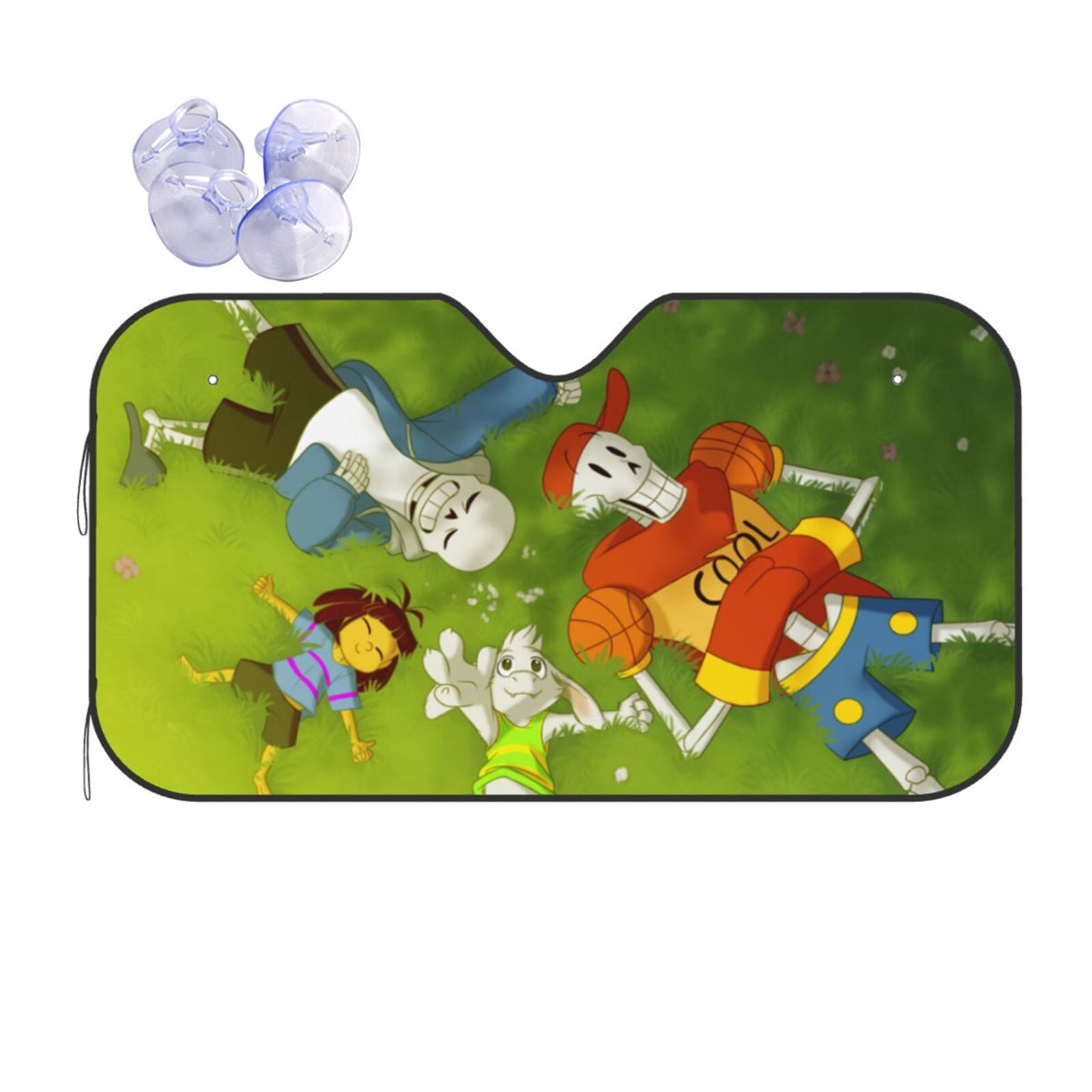 Undertale Sans Papyrus Frisk Undyne Car Windshield Sun Shade ...