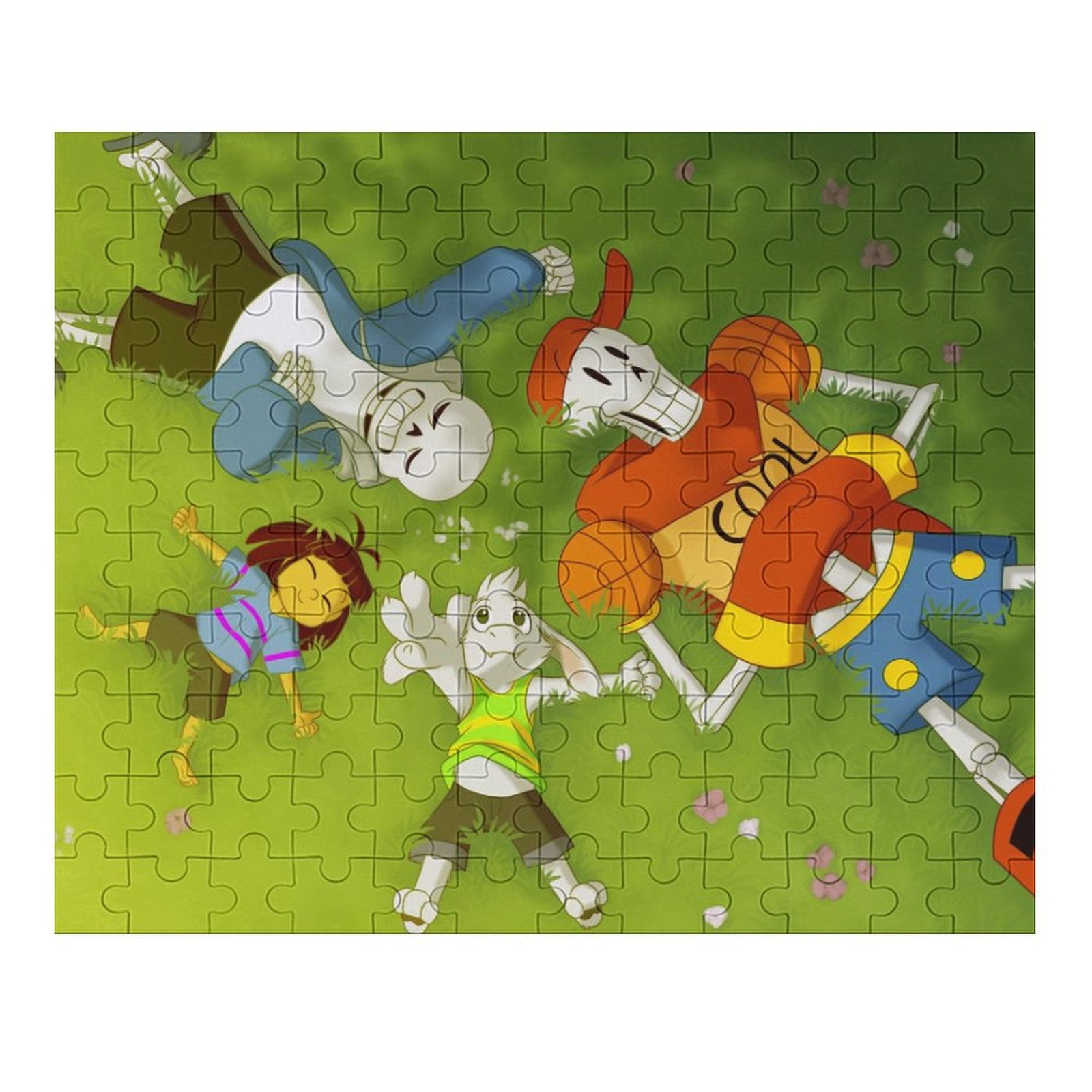Undertale Sans Papyrus Frisk Undyne Jigsaw Puzzles Interlocking Puzzles ...