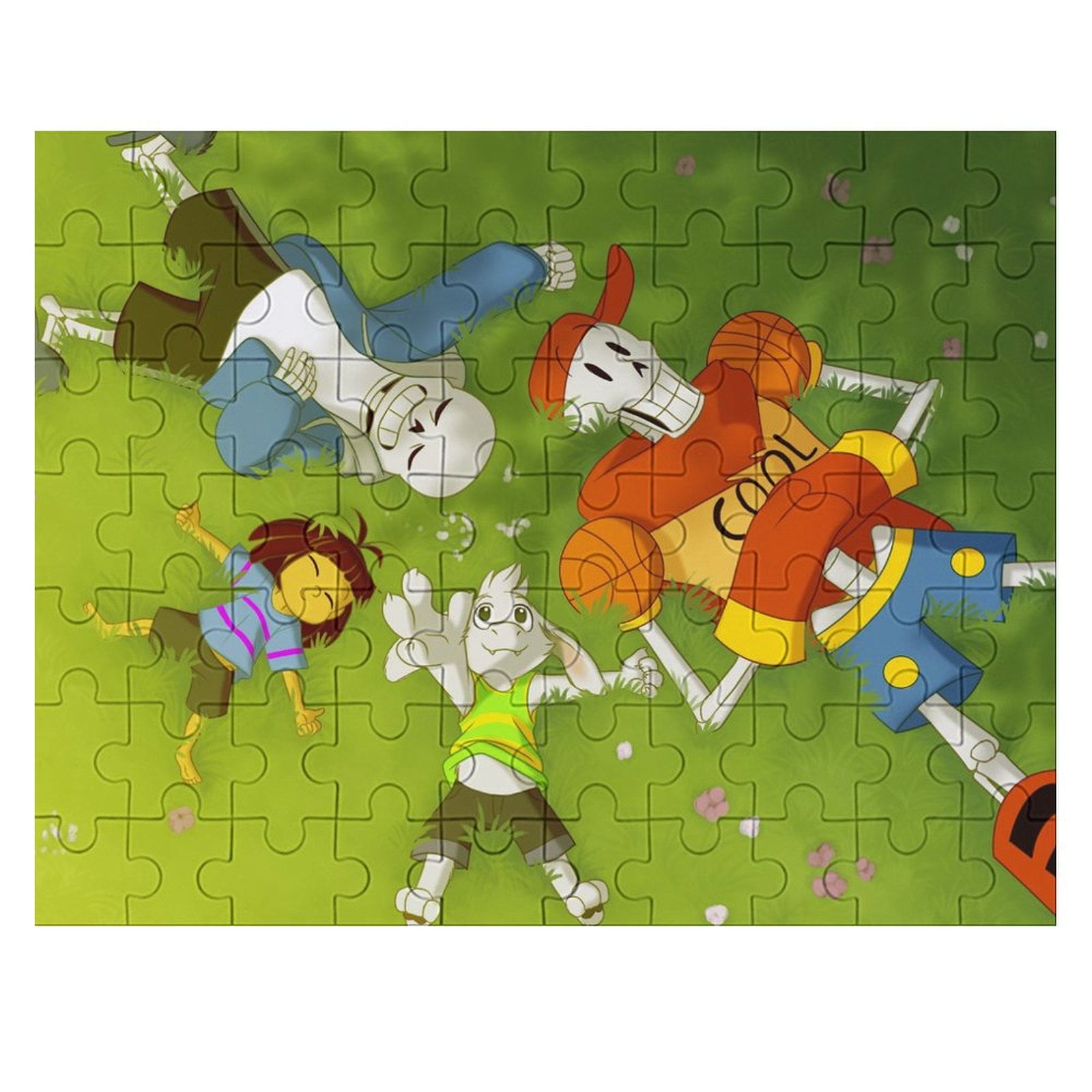 Undertale Sans Papyrus Frisk Undyne Jigsaw Puzzles Interlocking Puzzles ...