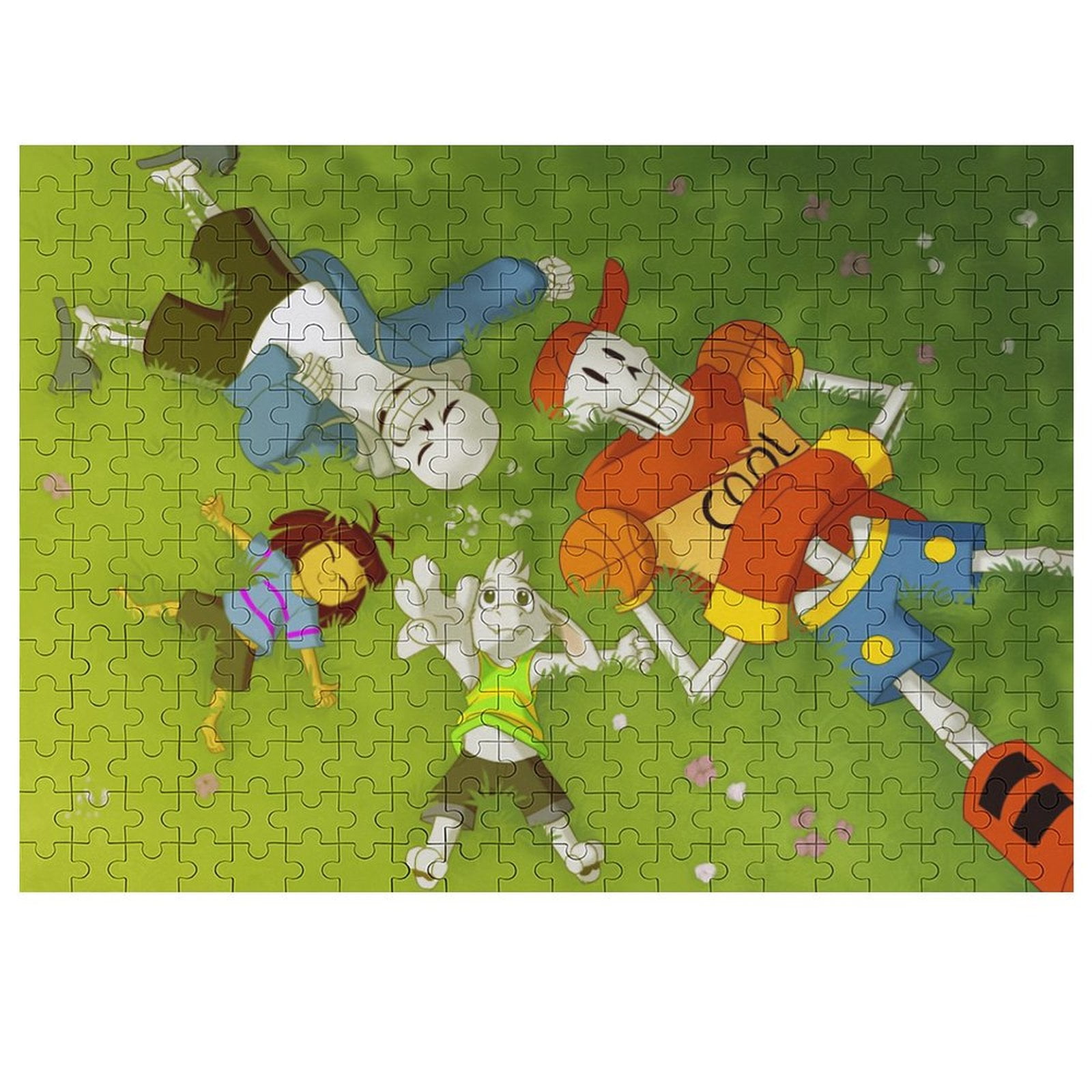 Undertale Sans Papyrus Frisk Undyne Jigsaw Puzzles Interlocking Puzzles ...