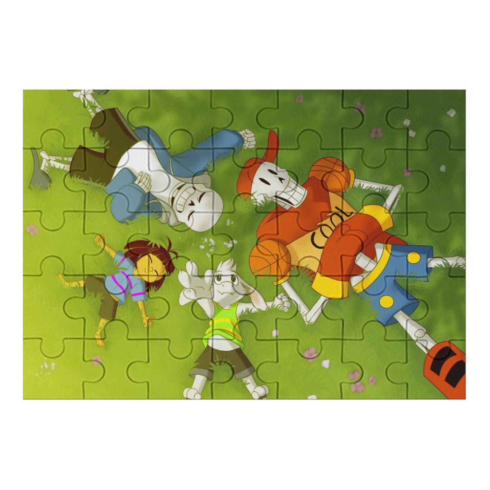 Undertale Sans Papyrus Frisk Undyne Jigsaw Puzzles Interlocking Puzzles ...