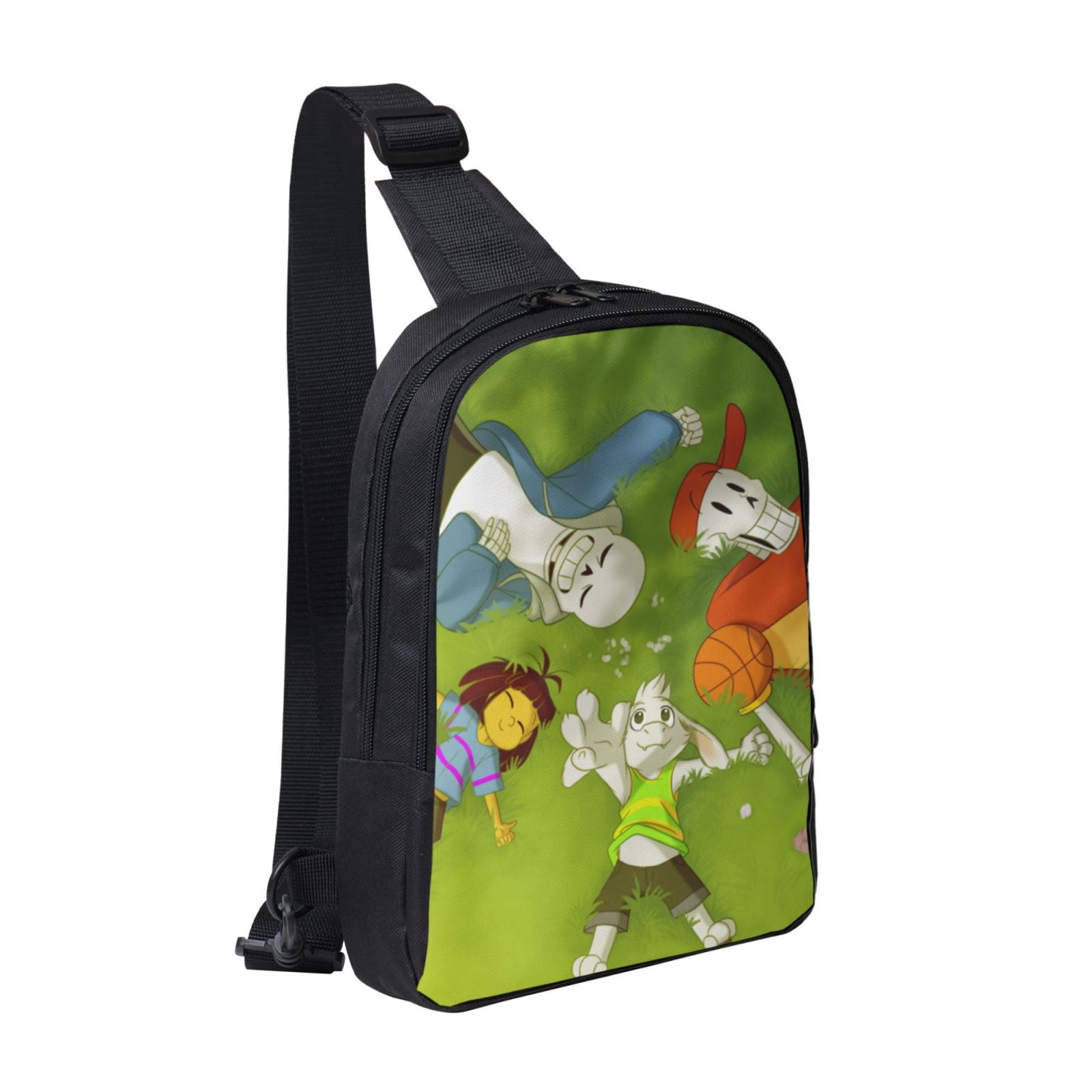 Undertale Sans Papyrus Frisk Undyne Unisex Chest Bags Sling Bag ...