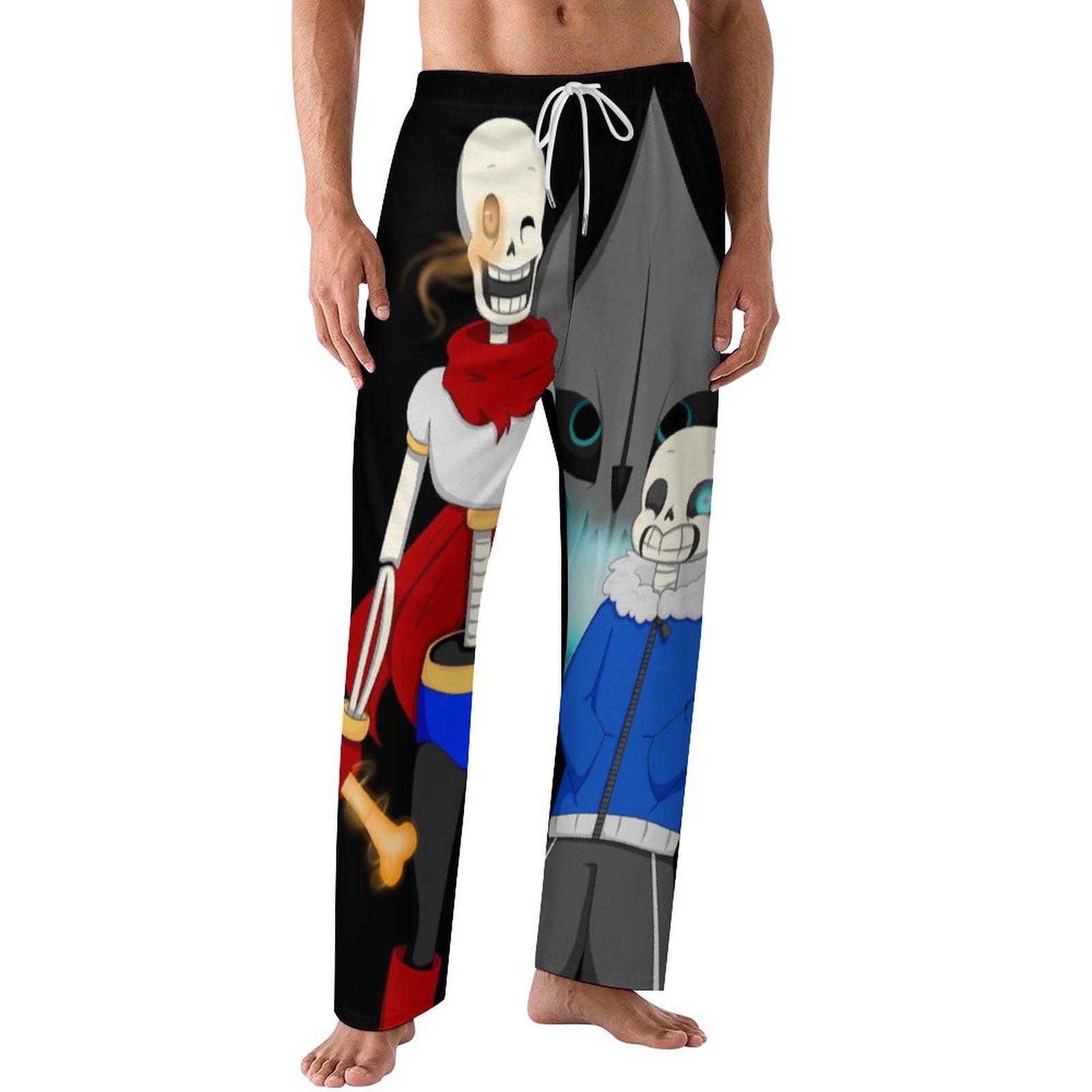 Undertale Sans Papyrus Mens Pajama Pants Cozy Soft Lounge Sleep Pajamas ...