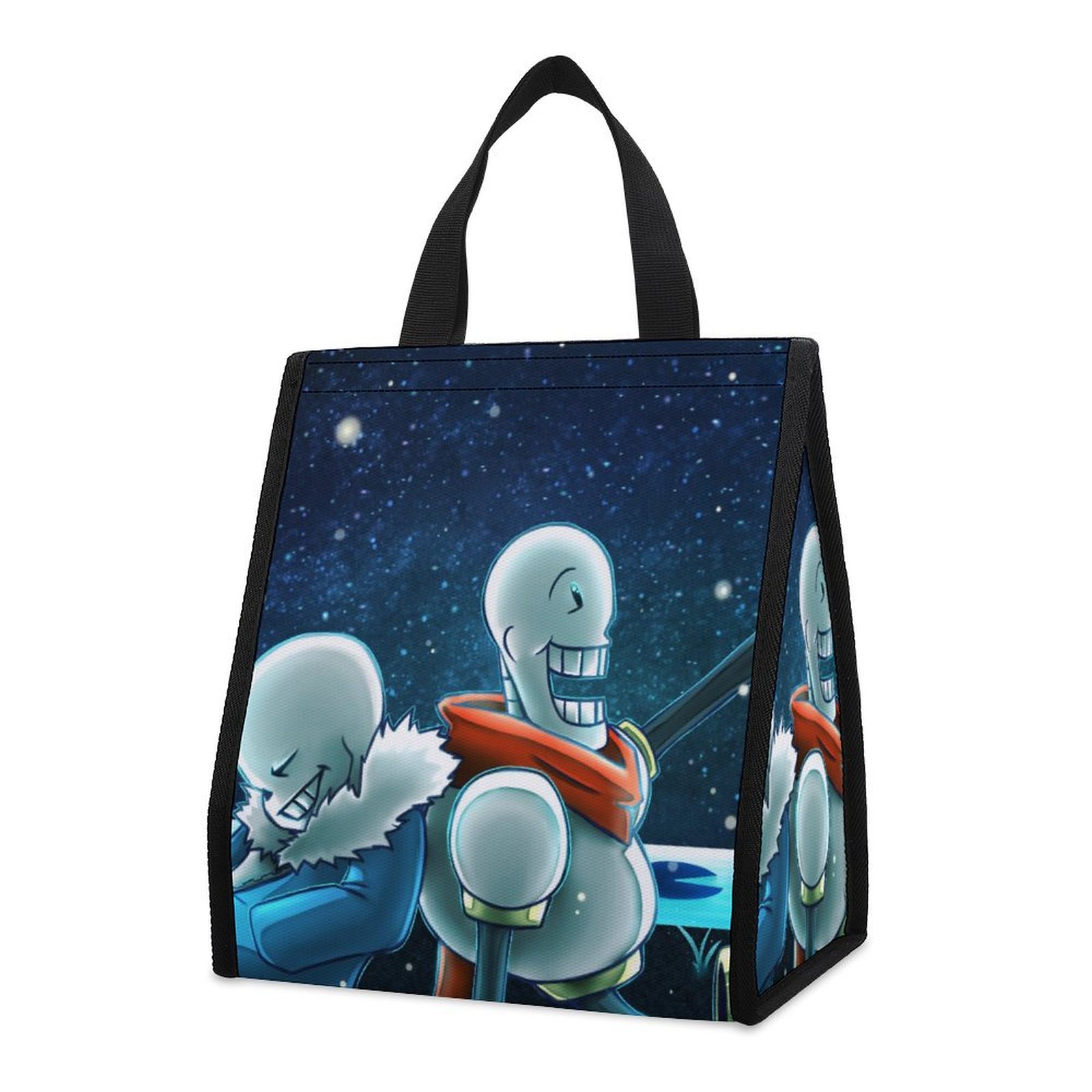 Undertale Sans Papyrus Portable Lunch Bag Folding Insulated Lunchbag ...
