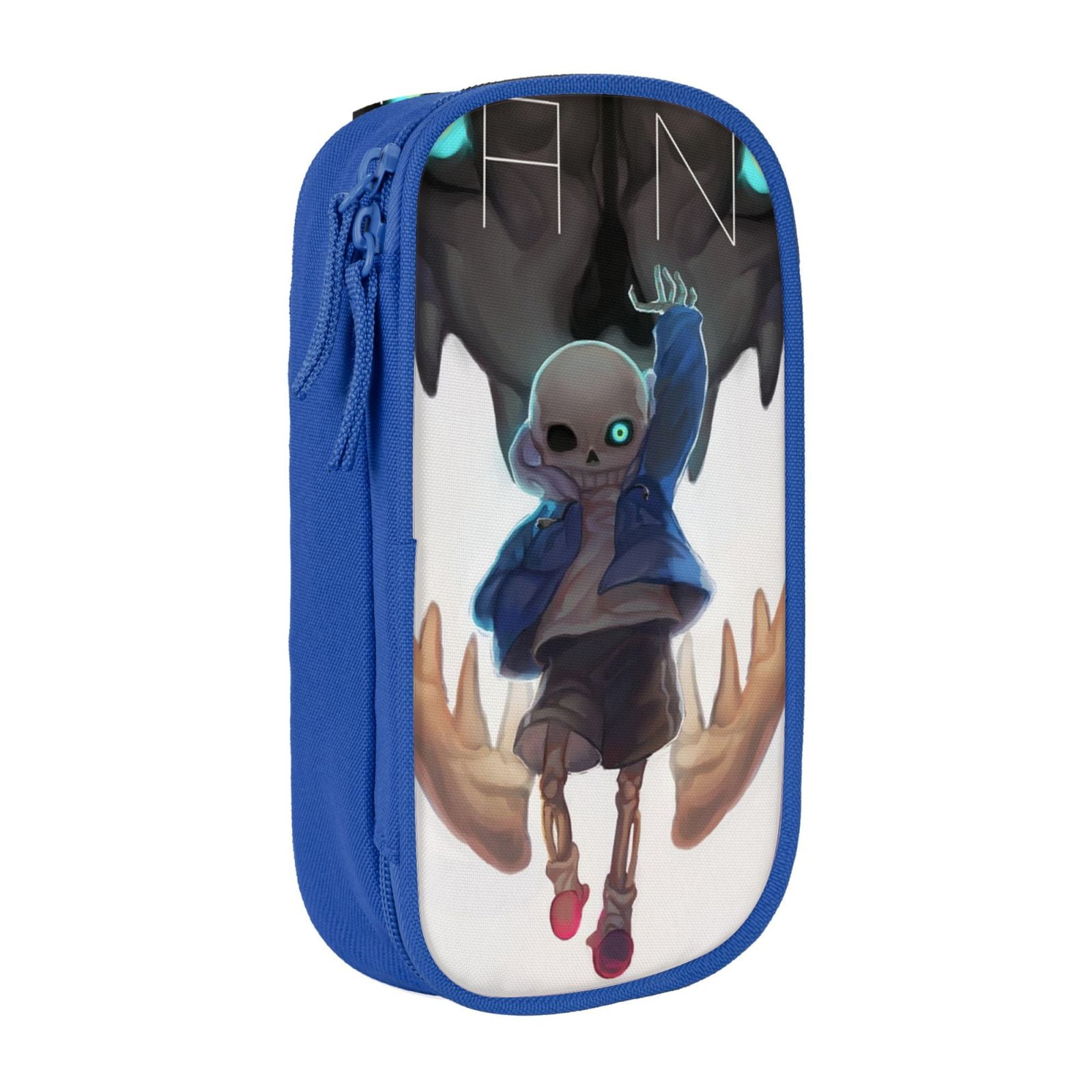 Undertale Sans Pencil Case Large Capacity Pencilcase Double-layer Pen ...