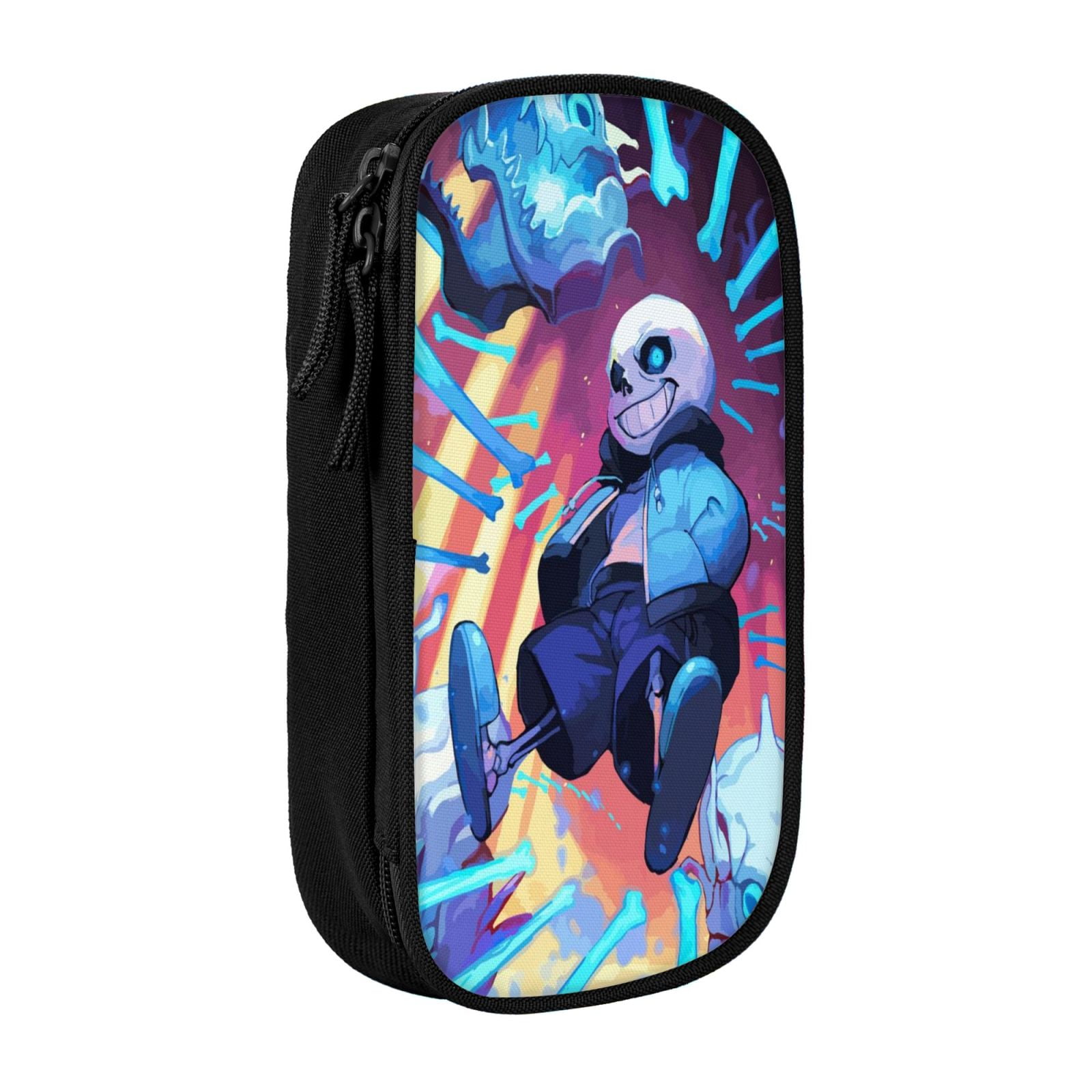Undertale Sans Pencil Case Portable Pen Bag Pouch With Zipper For Teens ...